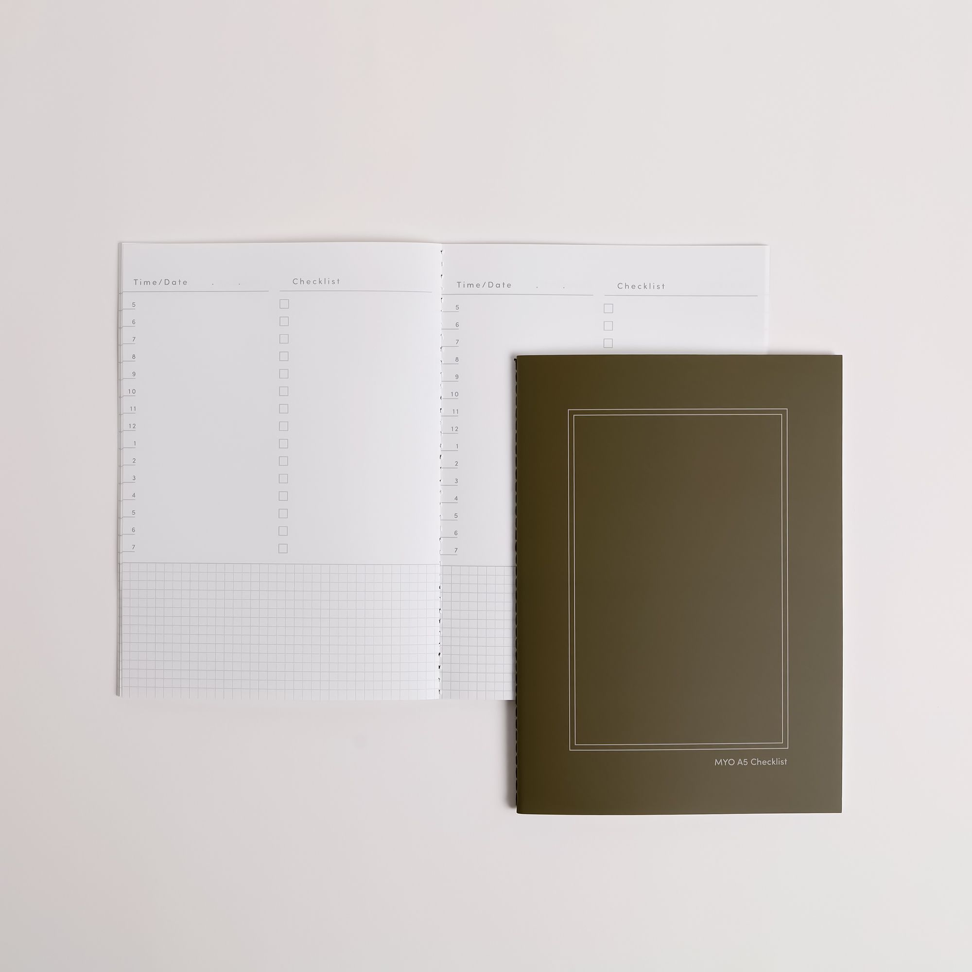 MochiThings: MYO A5 Checklist Notebook