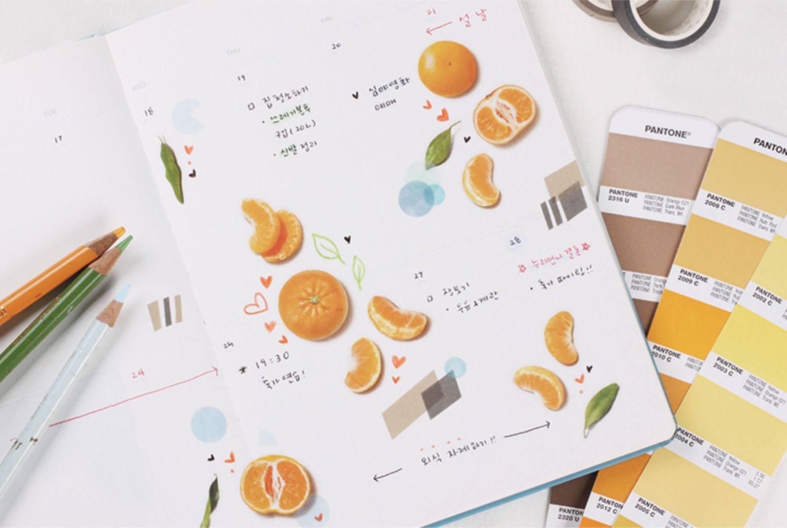 MochiThings: Mandarin Orange Pressed Fruit Sticker