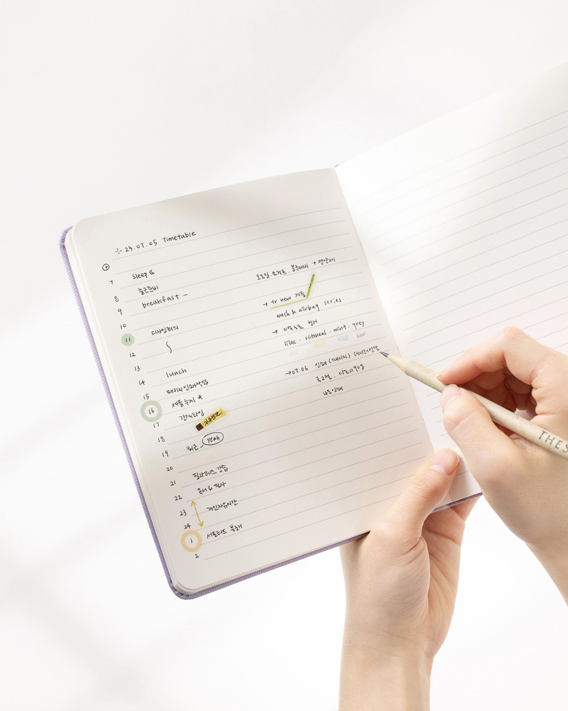 MochiThings: Wide Record Hardcover Lined Notebook v2