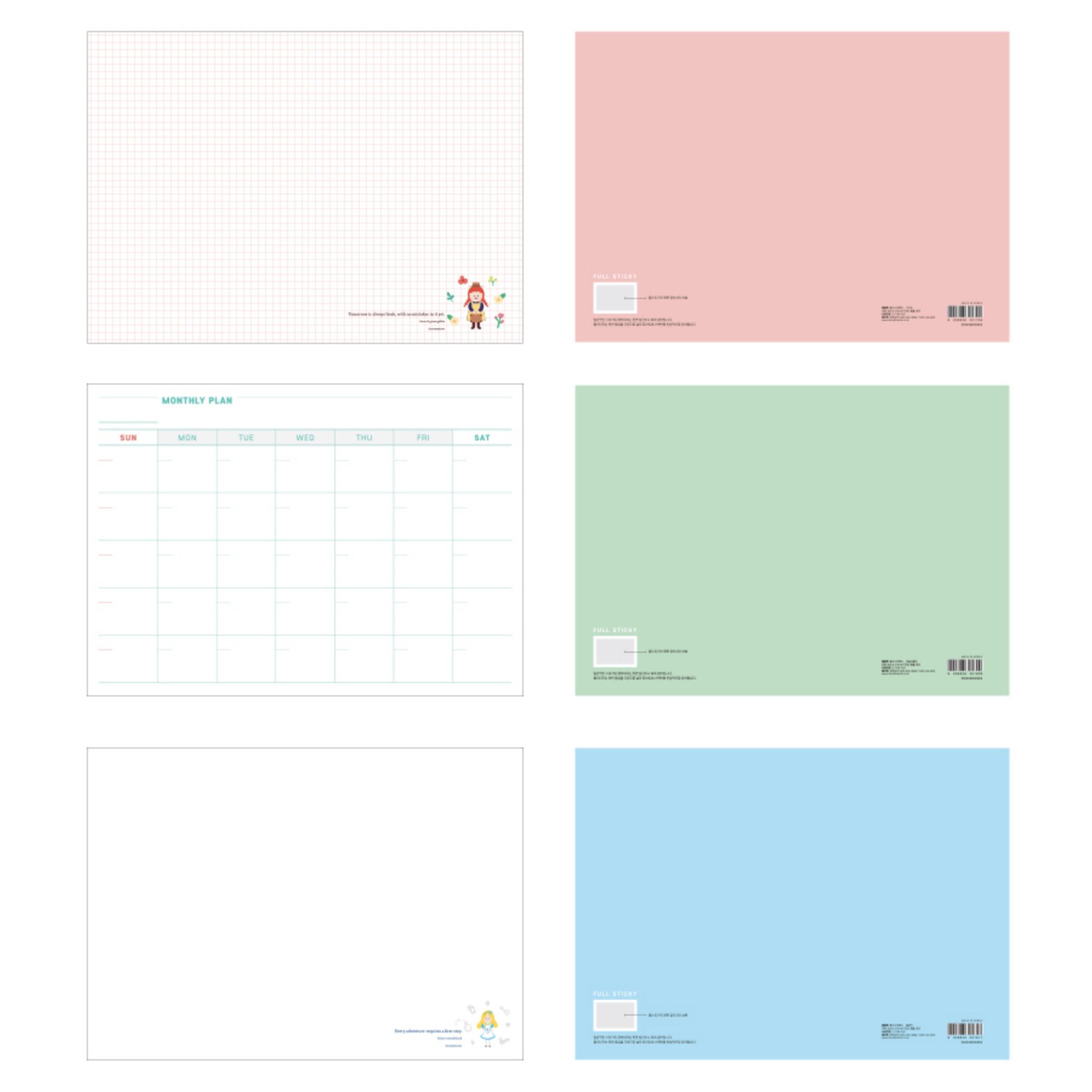 MochiThings: A4 Full Sticky Poster Note