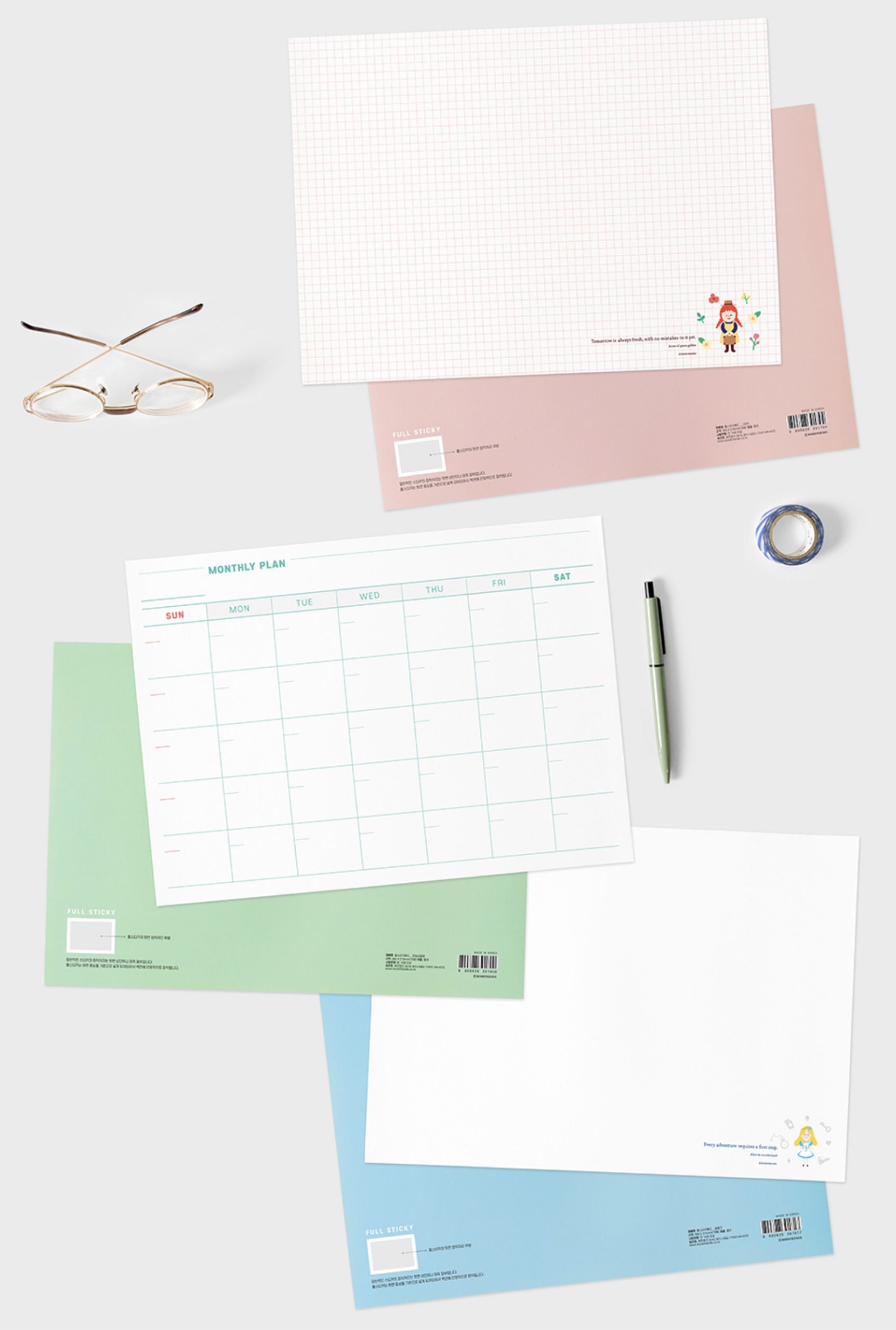 MochiThings: A4 Full Sticky Poster Note