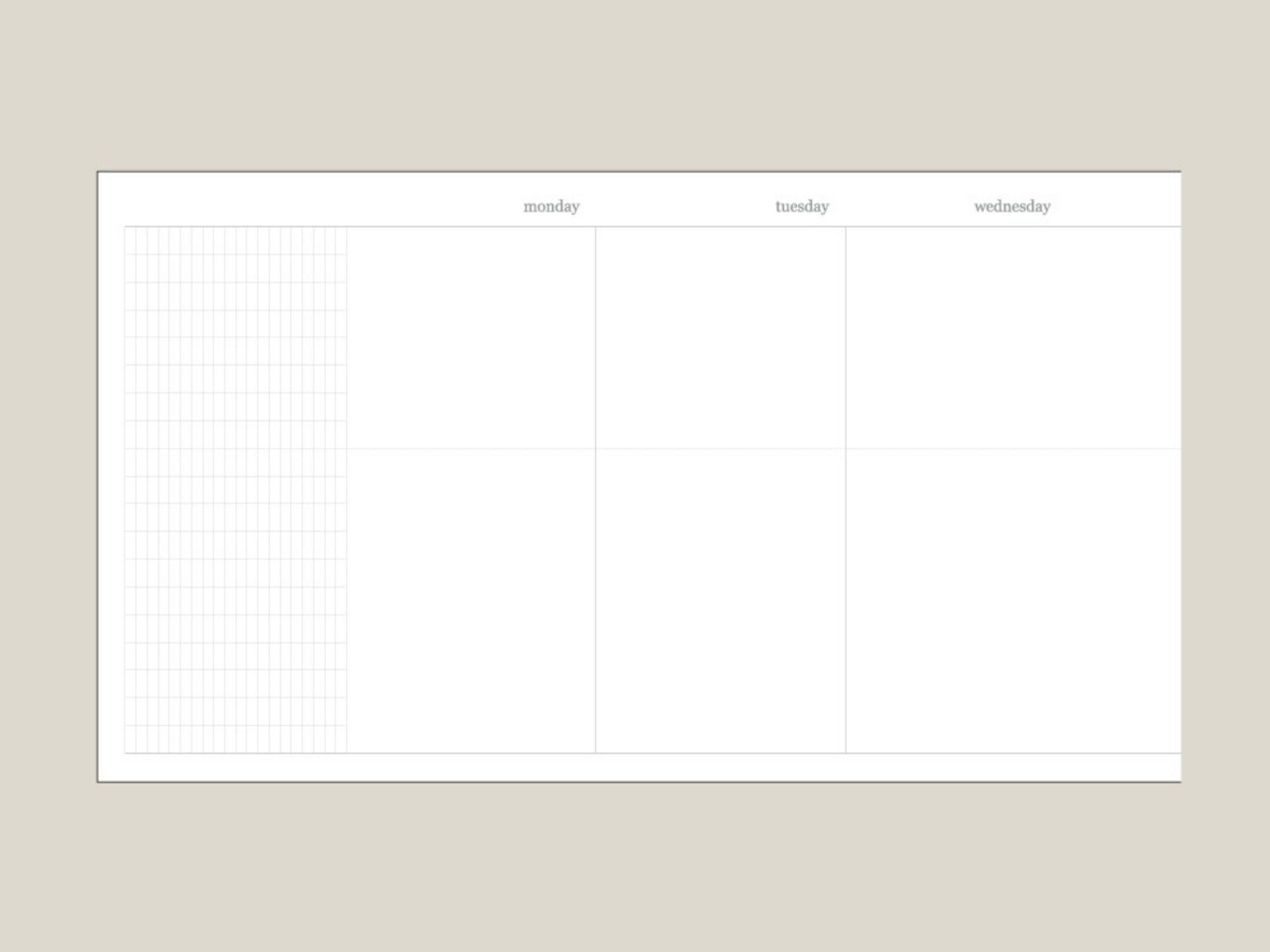 MochiThings: One Ordinary Day Weekly Planner