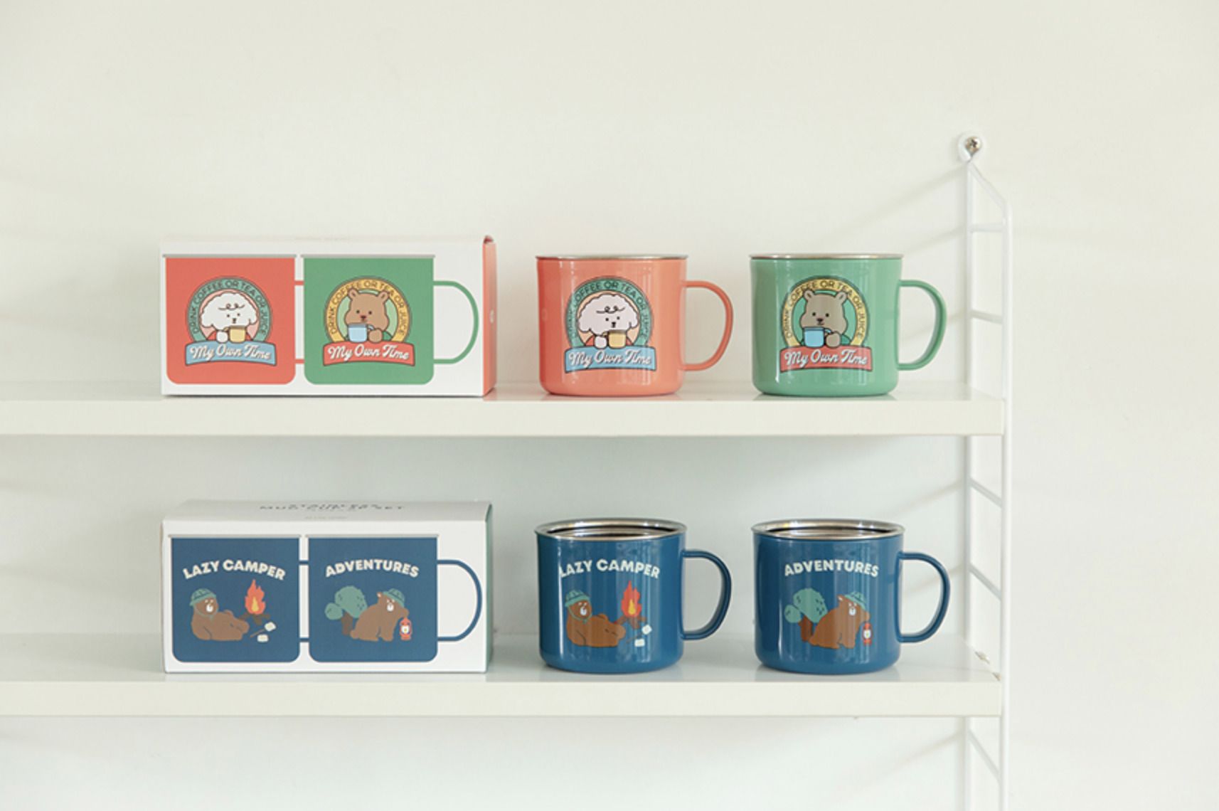 MochiThings: 2pcs Stainless Steel Mug Set