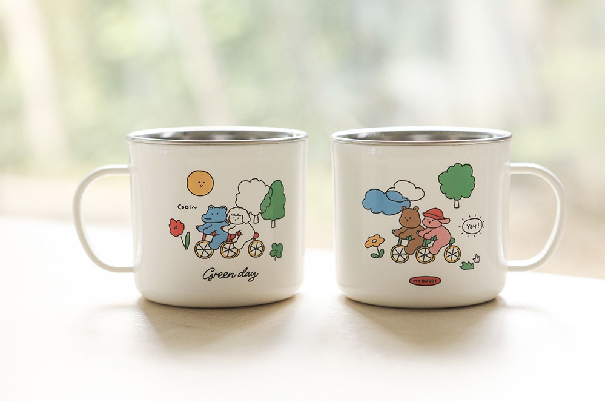 MochiThings: 2pcs Stainless Steel Mug Set