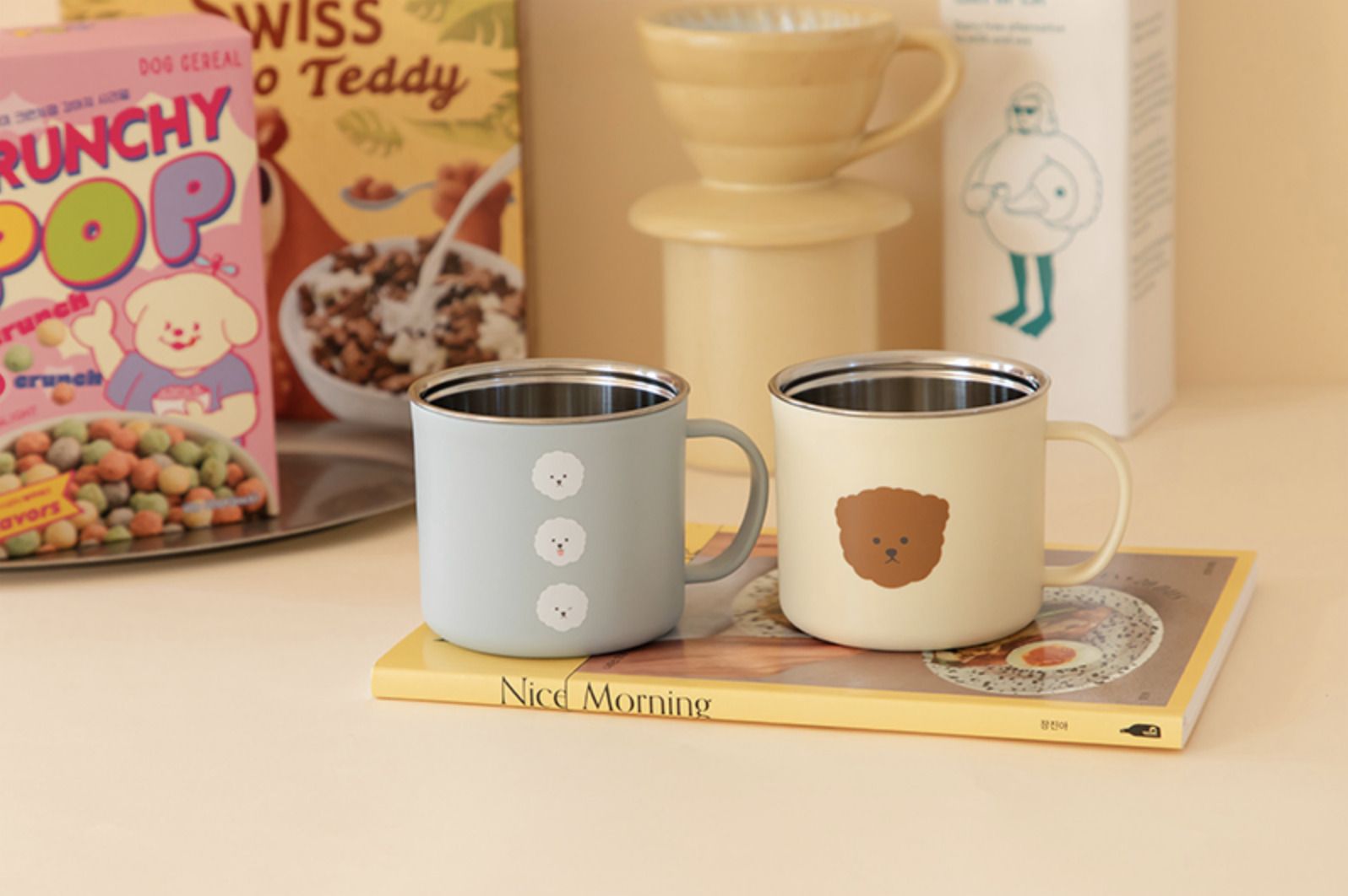 MochiThings: 2pcs Stainless Steel Mug Set