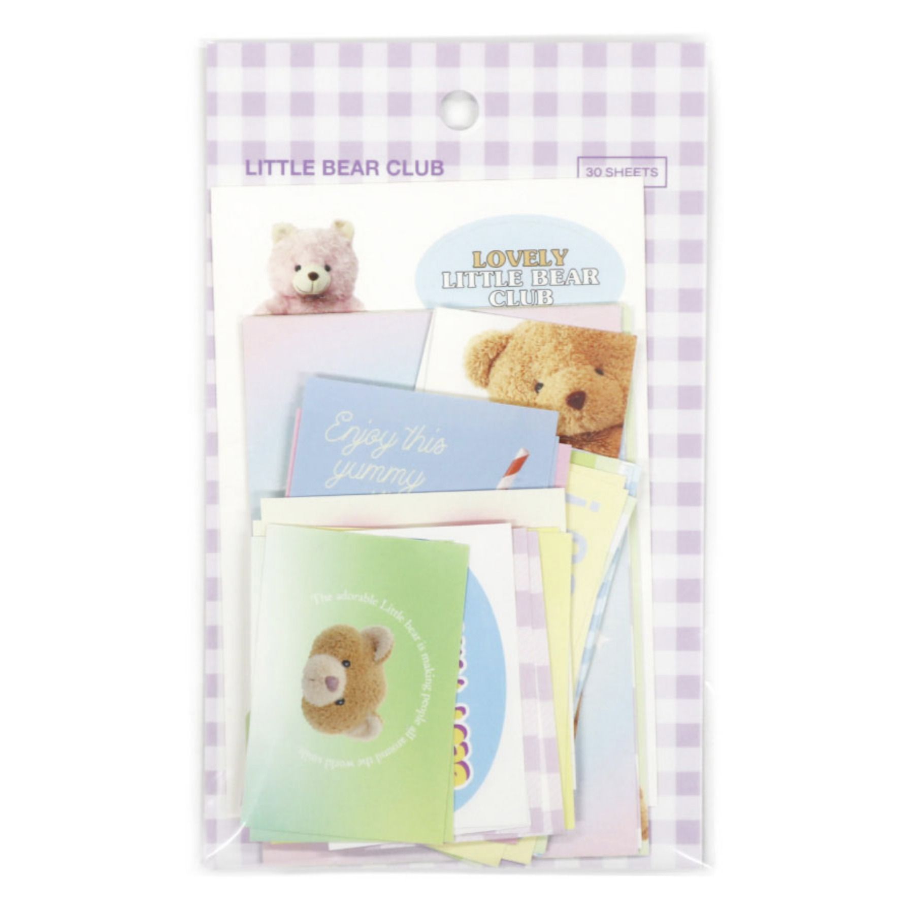 MochiThings: 30pcs Little Bear Deco Sticker Set