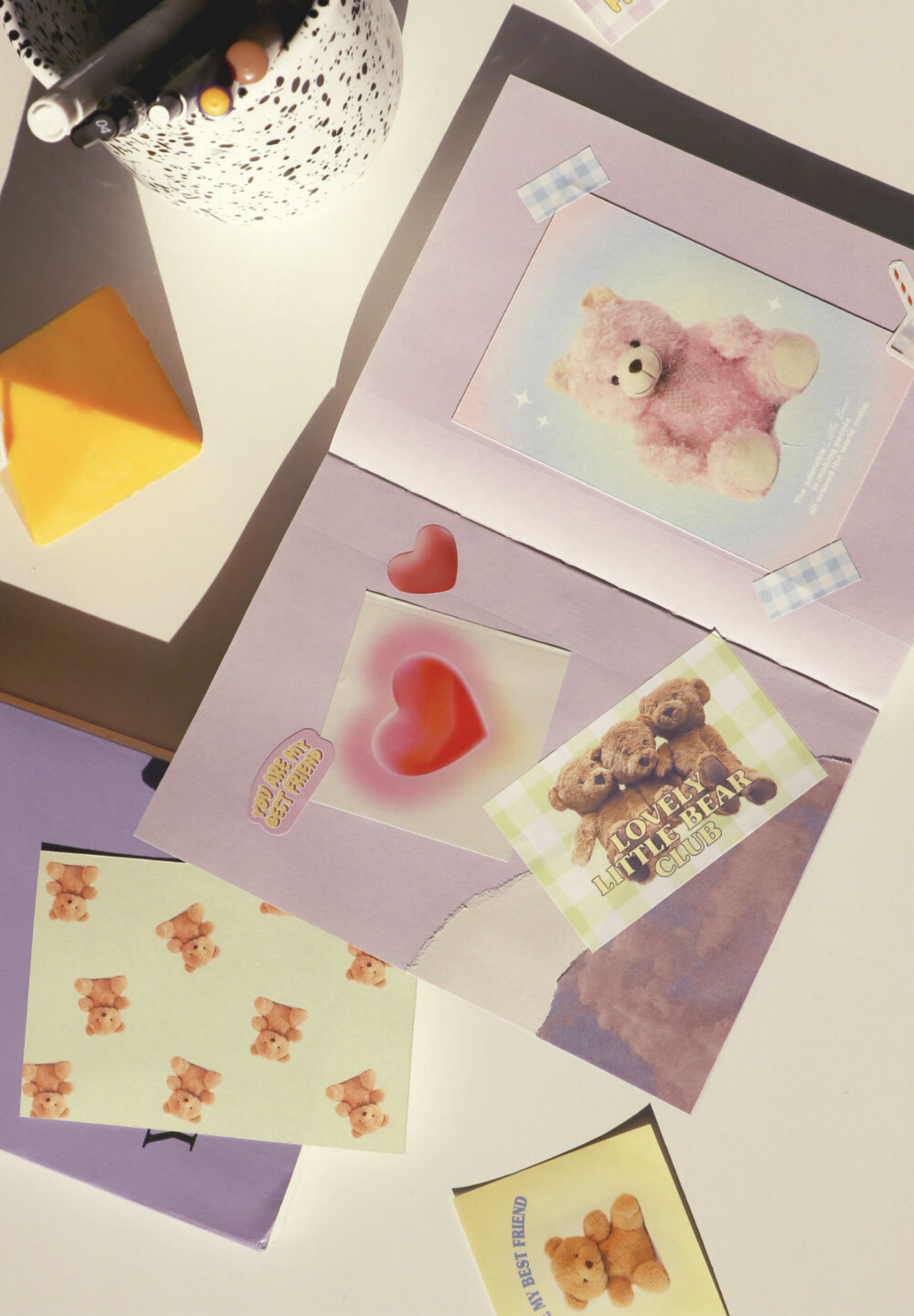 MochiThings: 30pcs Little Bear Deco Sticker Set