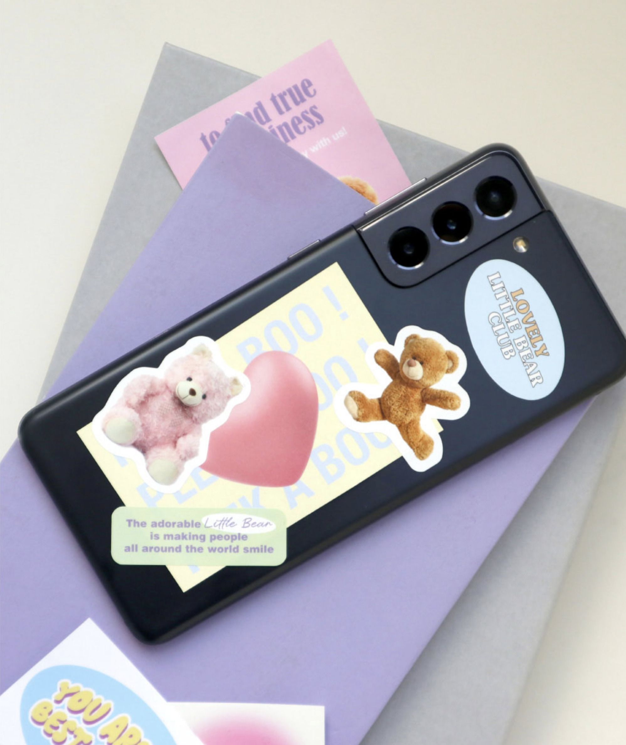 MochiThings: 30pcs Little Bear Deco Sticker Set