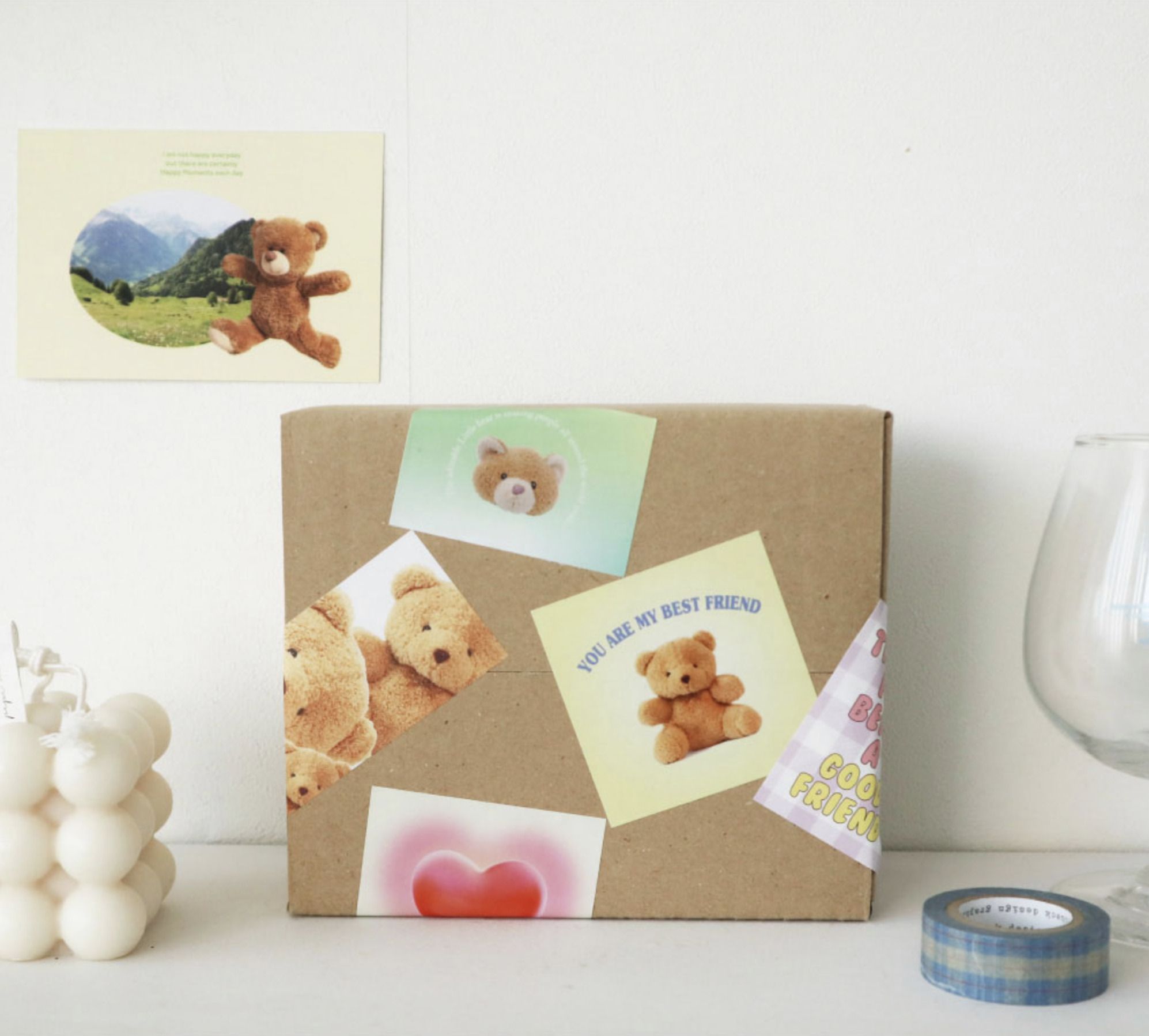 MochiThings: 30pcs Little Bear Deco Sticker Set