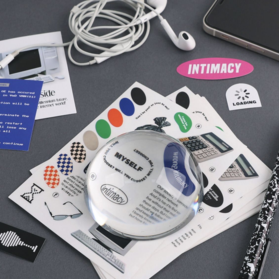 MochiThings: 28pcs Digital Themed Sticker Set