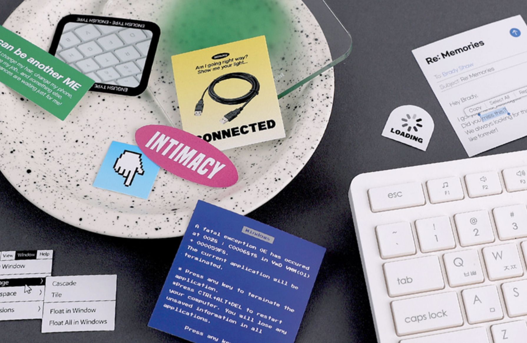 MochiThings: 28pcs Digital Themed Sticker Set