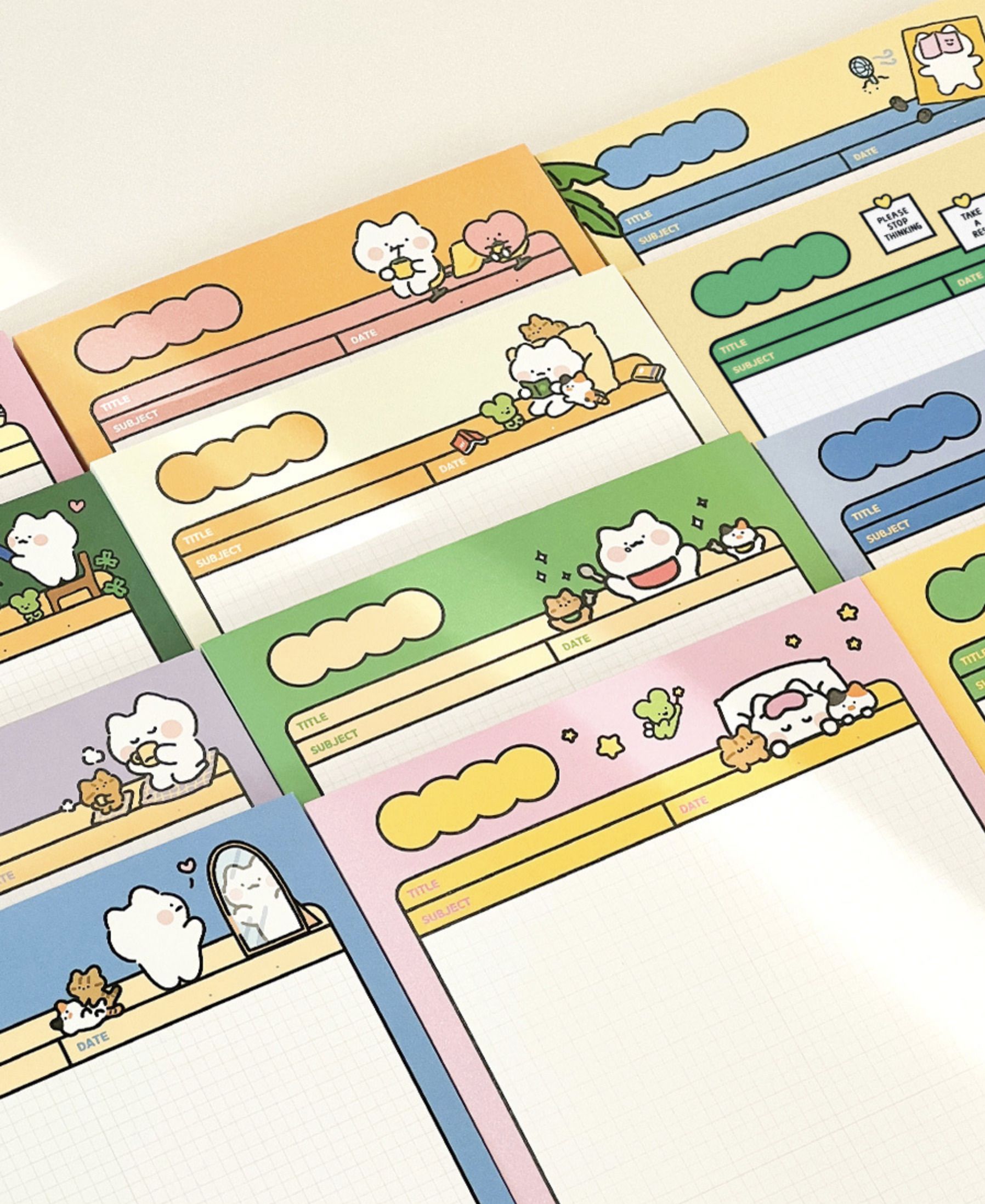 MochiThings: Cat B5 Pastel Notepad v2