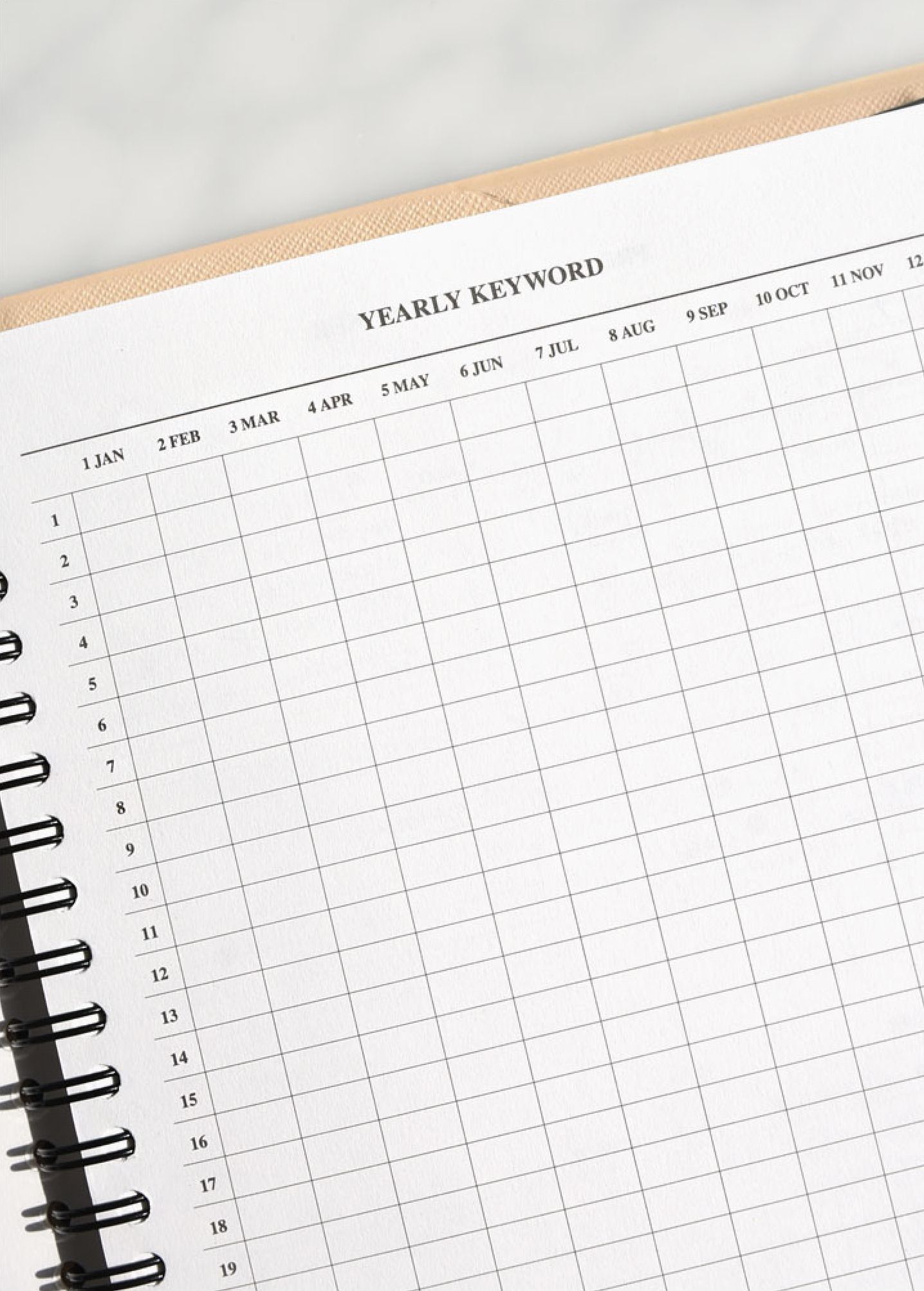 MochiThings: Classy Standard Index Weekly Planner