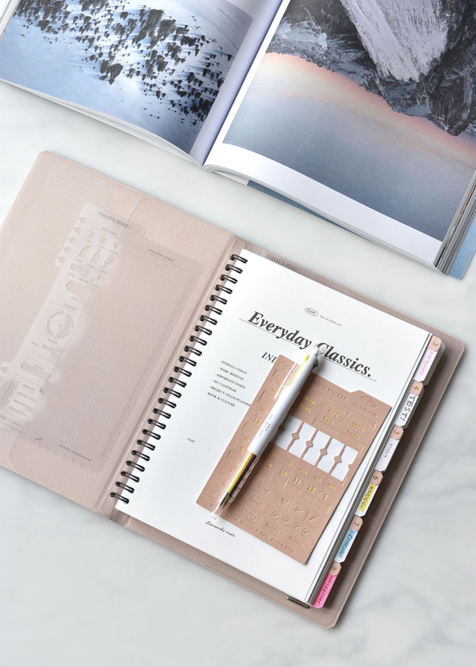 MochiThings: Classy Standard Index Weekly Planner