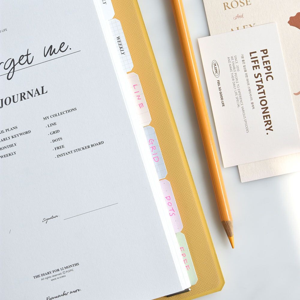 MochiThings: Classy Freestyle Index Weekly Planner