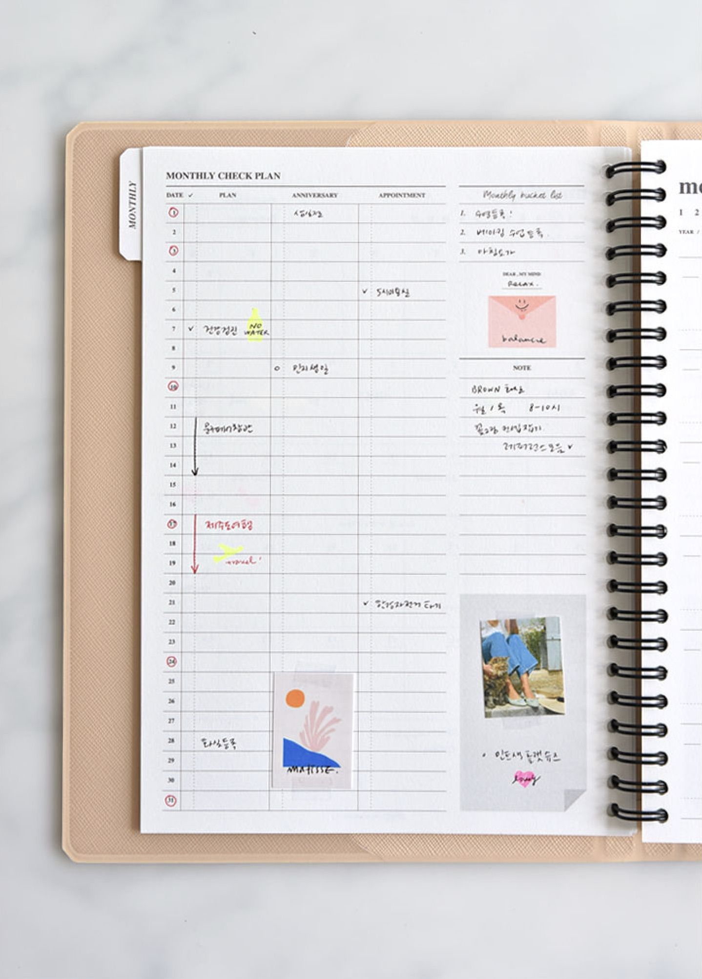 MochiThings: Classy Freestyle Index Weekly Planner