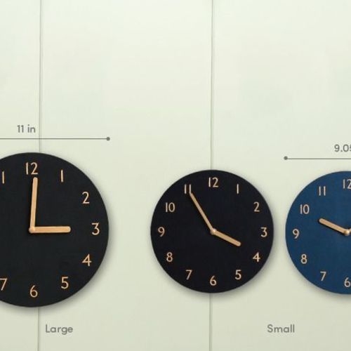 Retro Leather Clock | mochithings