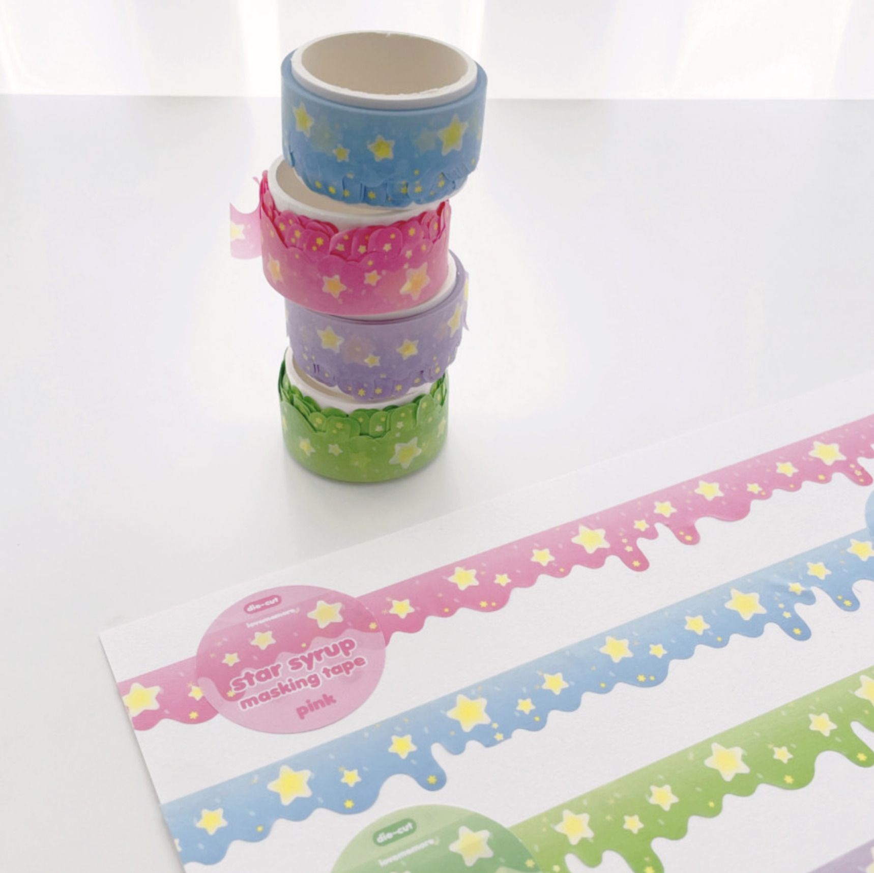 MochiThings: Star Syrup Die Cut Masking Tape