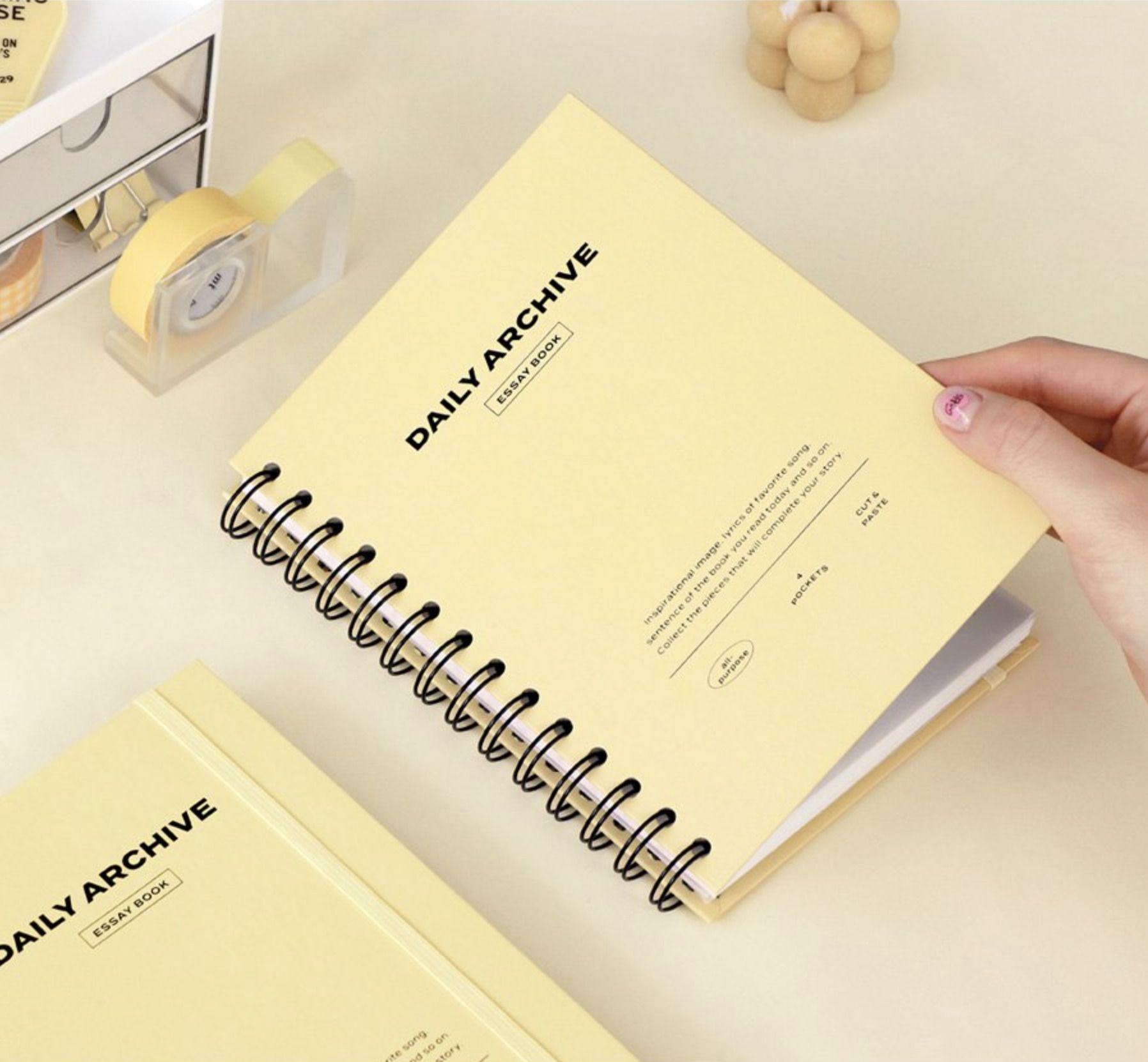 MochiThings: Daily Archive Spiral Notebook