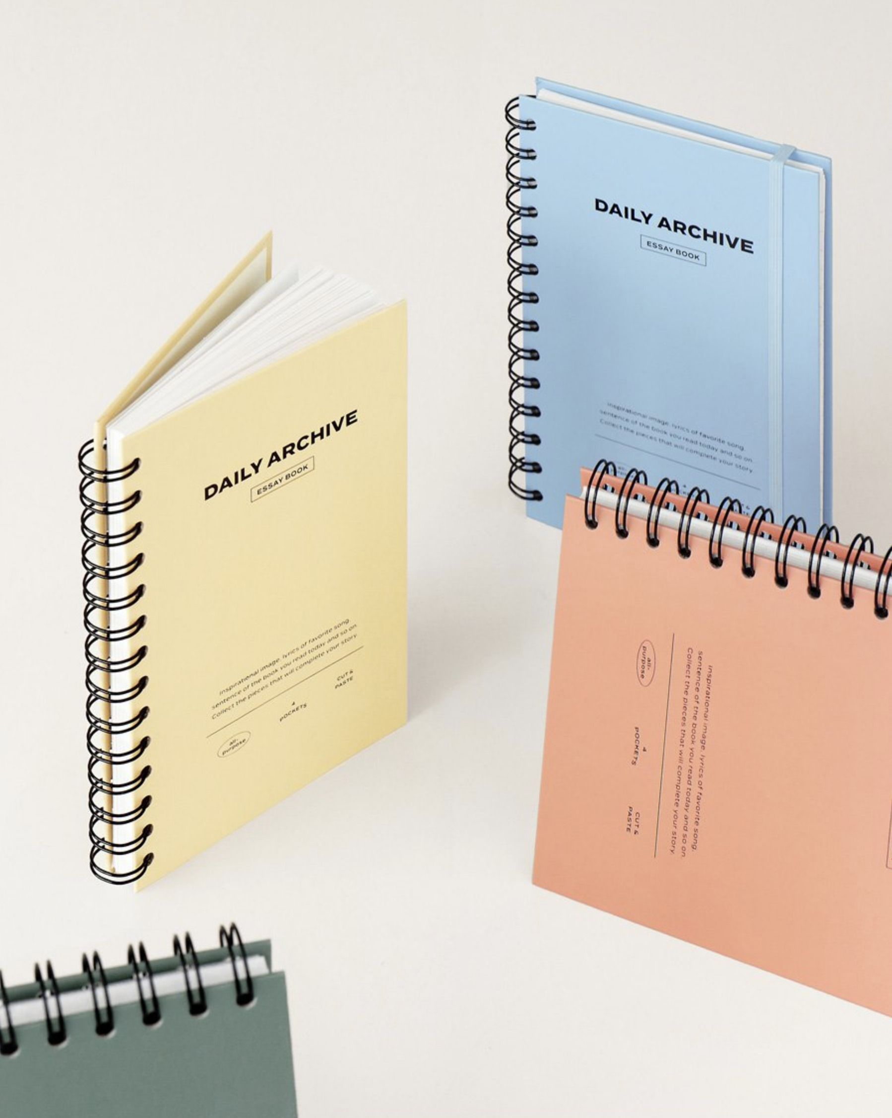 MochiThings: Daily Archive Spiral Notebook