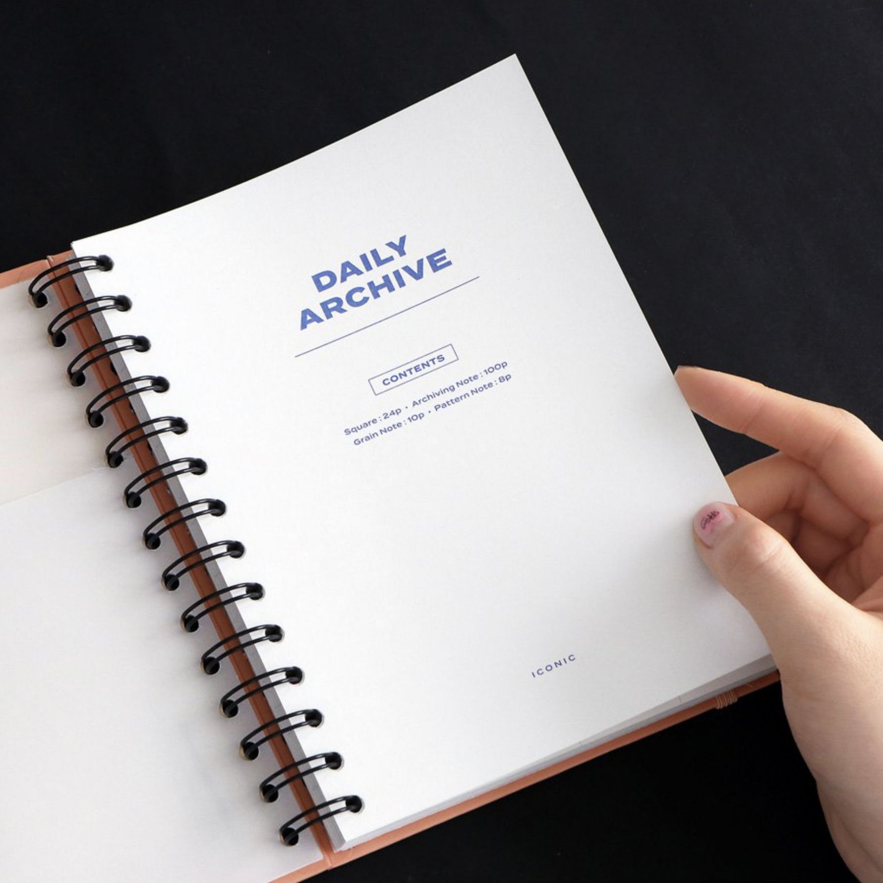 MochiThings: Daily Archive Spiral Notebook