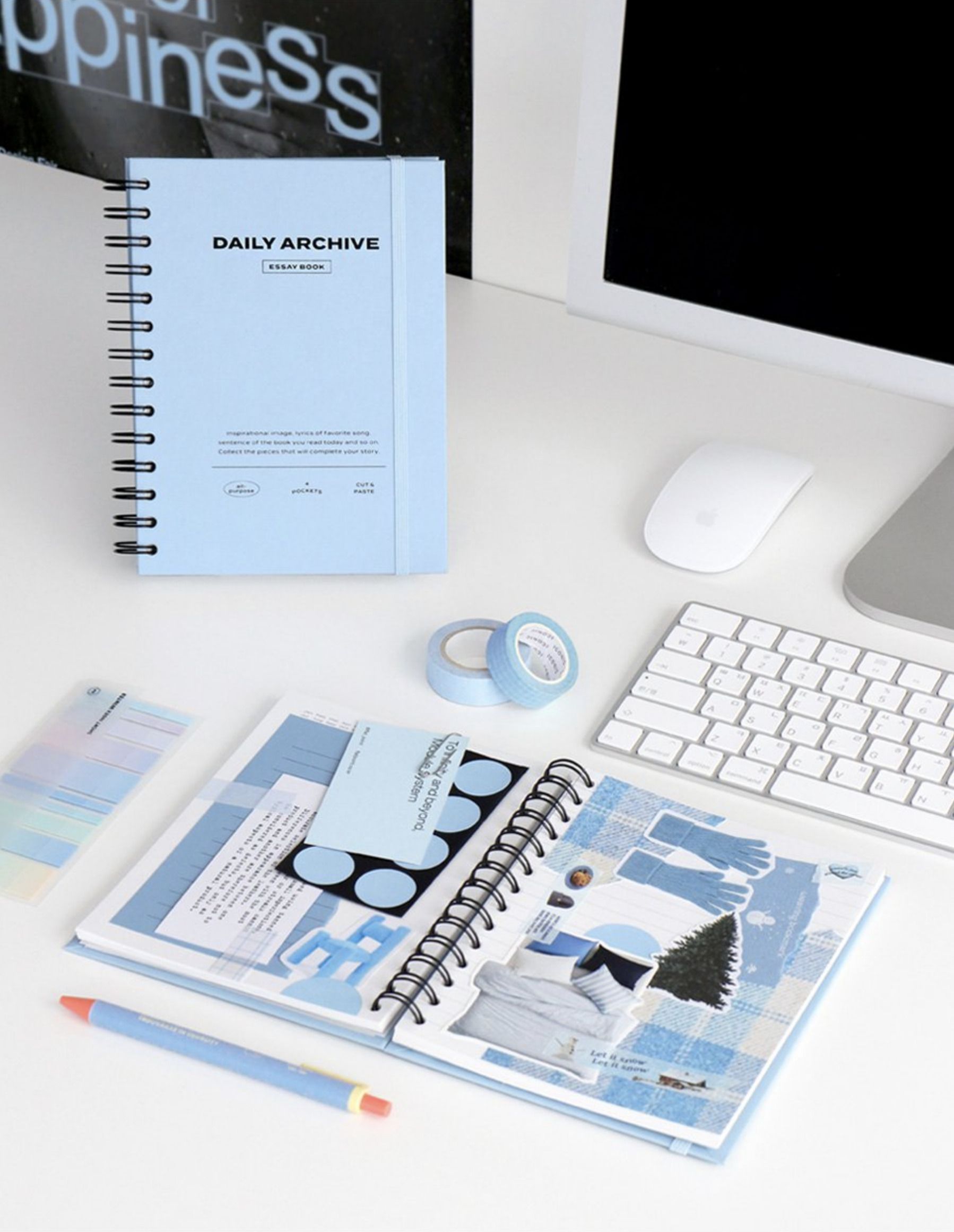 MochiThings: Daily Archive Spiral Notebook