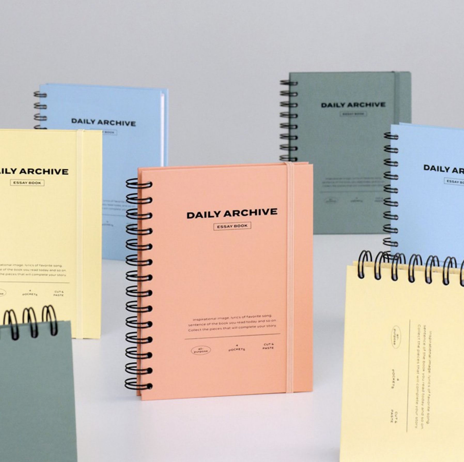 MochiThings: Daily Archive Spiral Notebook