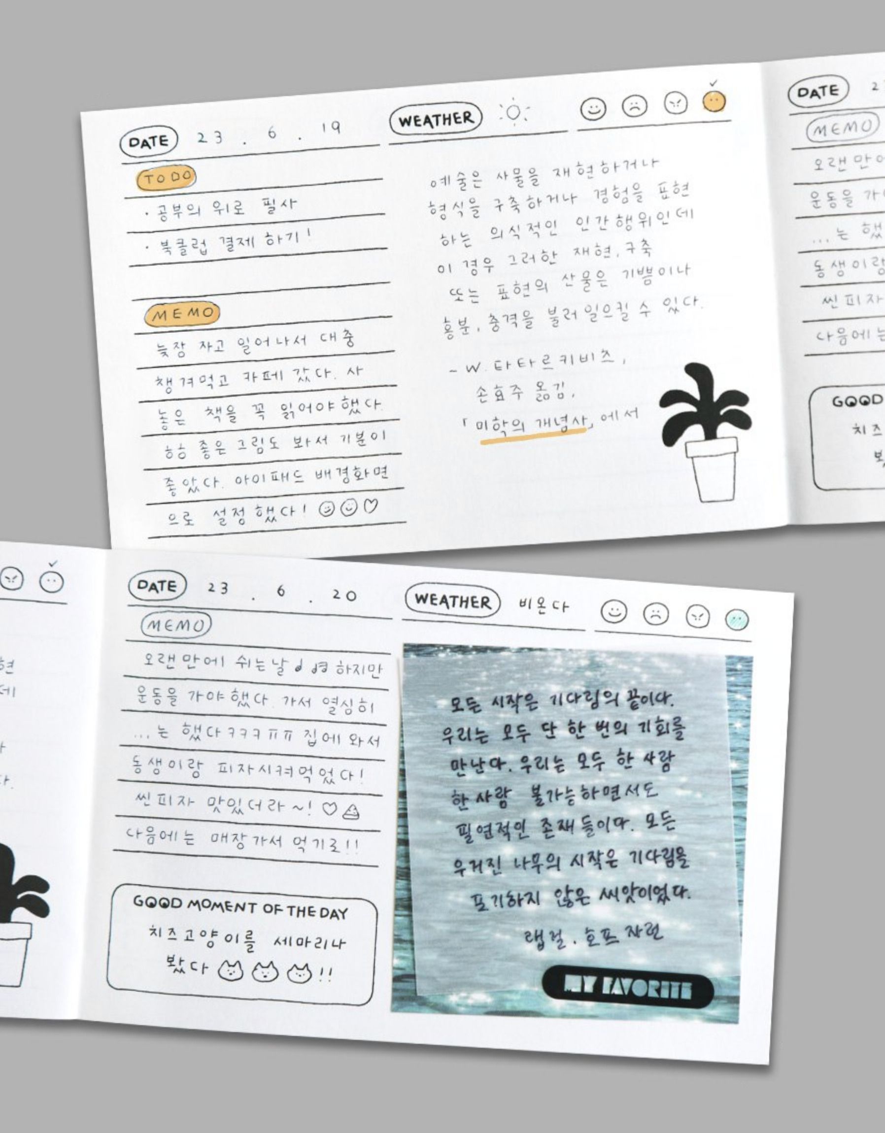 MochiThings: Mini Doodle Daily Planner