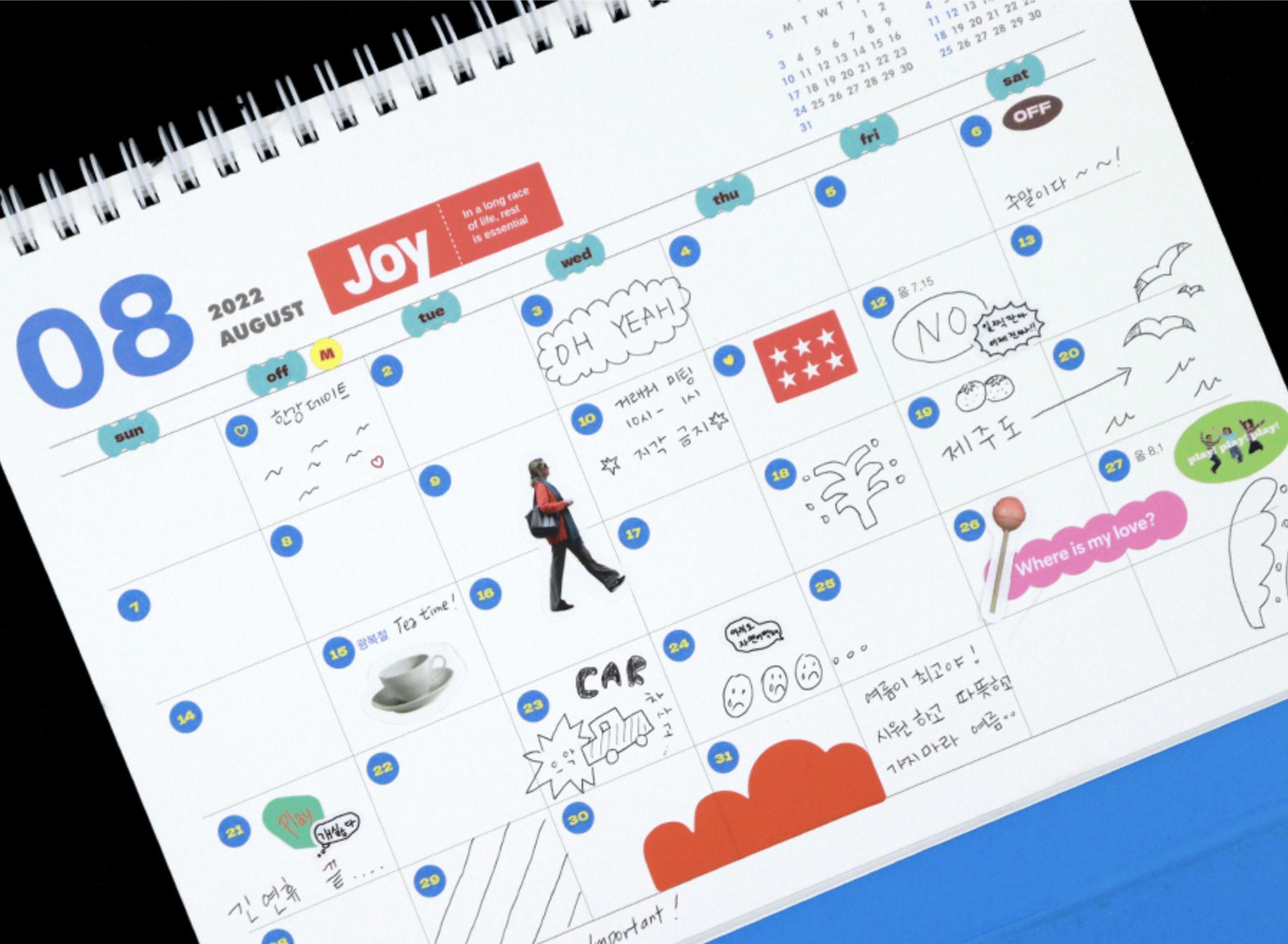 MochiThings: 24pcs Date Sticker Set