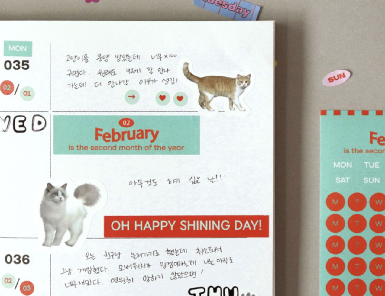 MochiThings: 24pcs Date Sticker Set
