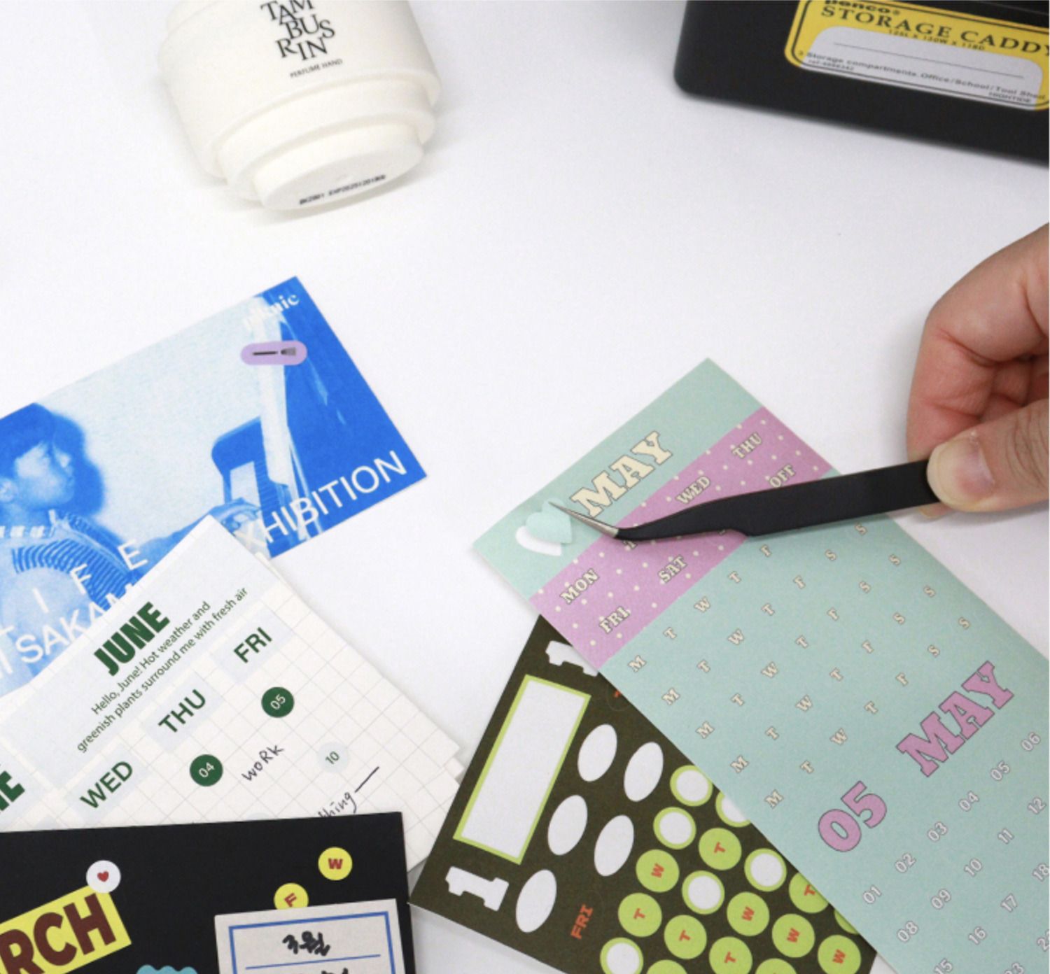 MochiThings: 24pcs Date Sticker Set