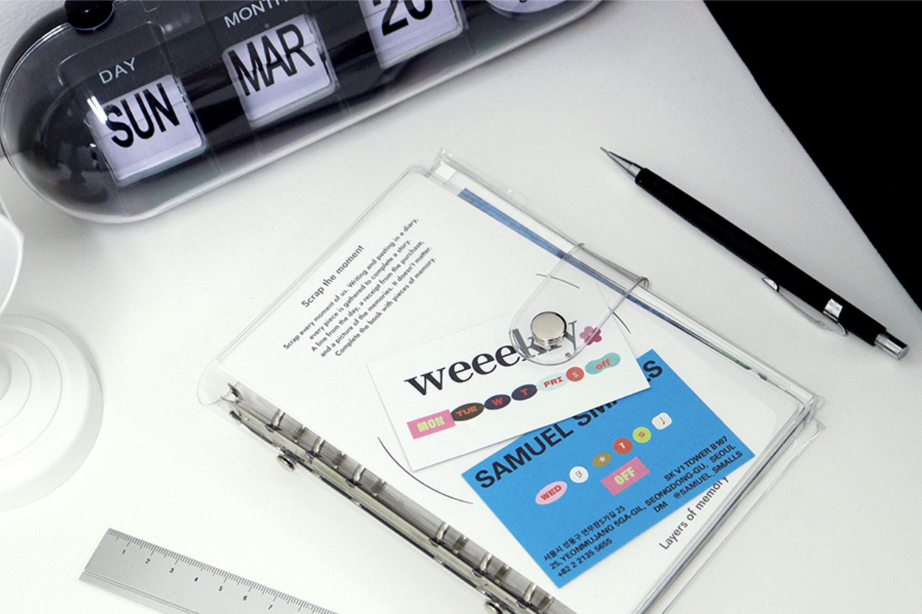 MochiThings: 24pcs Date Sticker Set