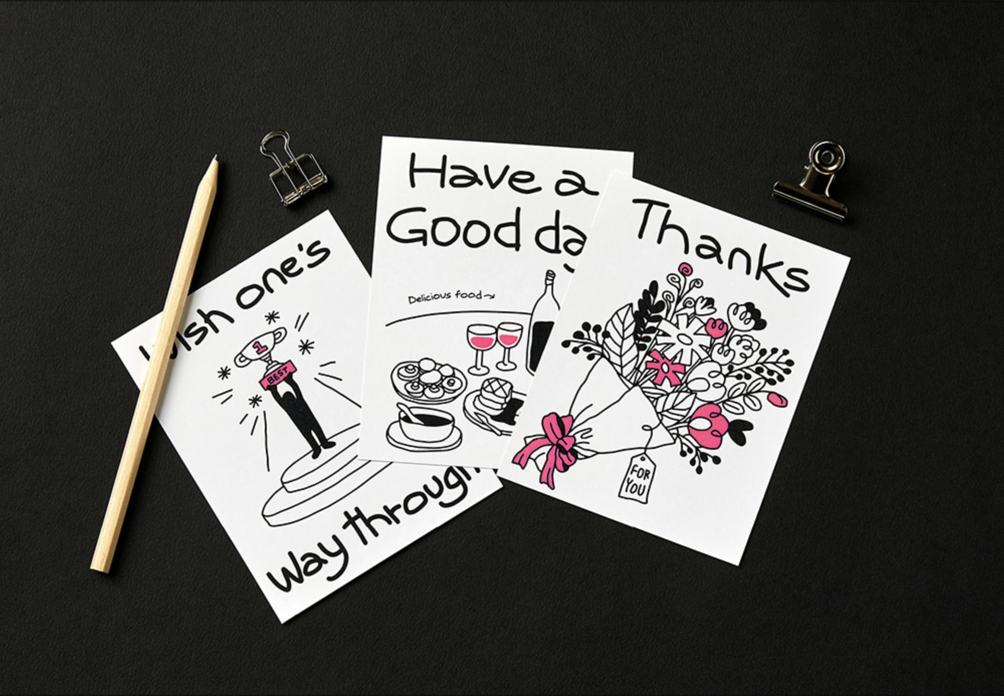 MochiThings: Drawing Message Postcard