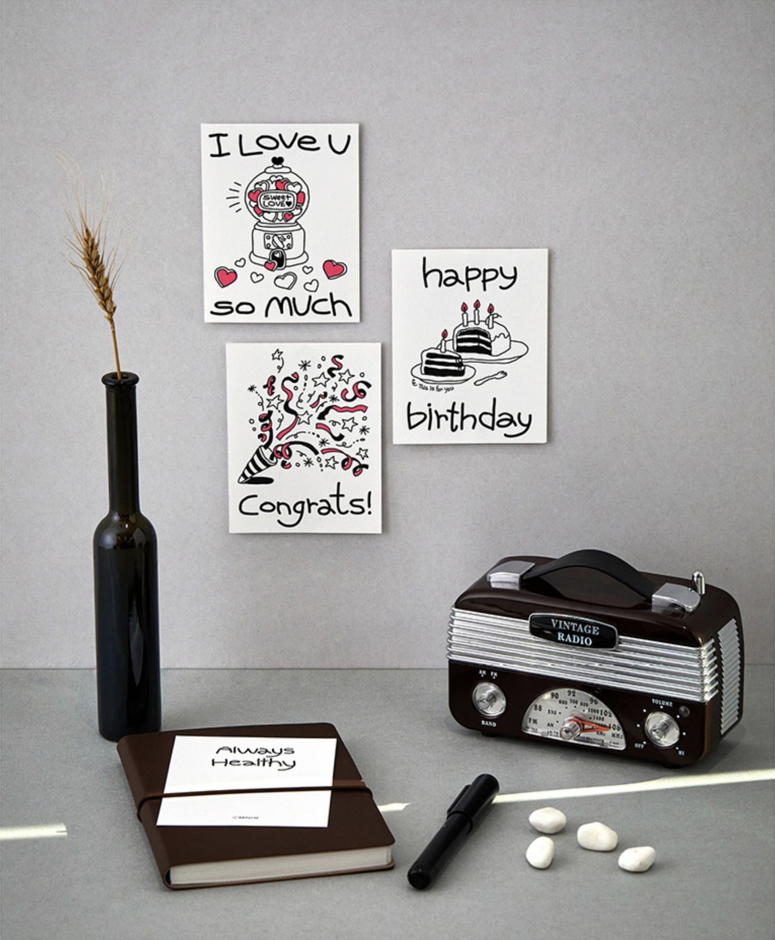 MochiThings: Drawing Message Postcard