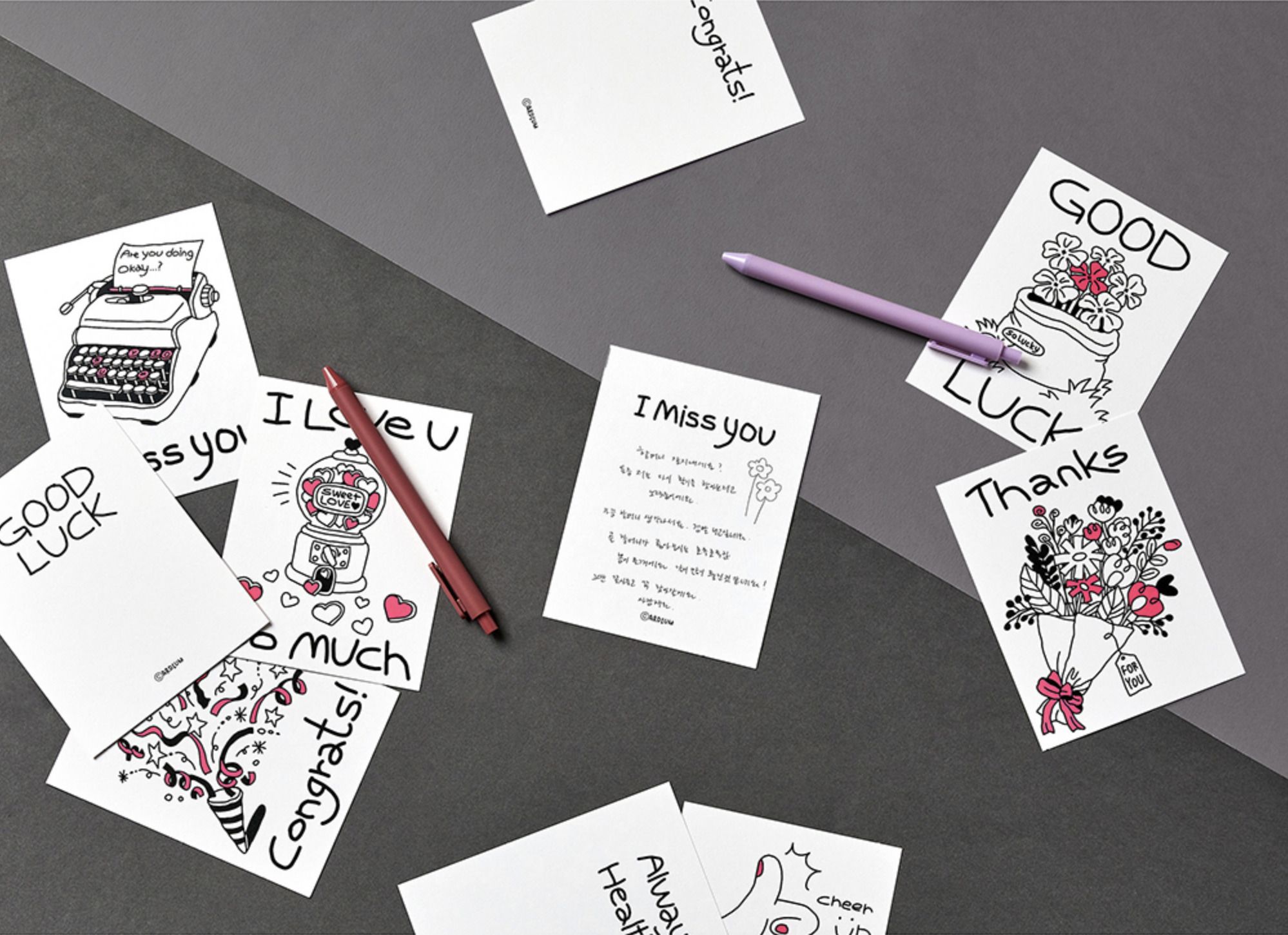 MochiThings: Drawing Message Postcard