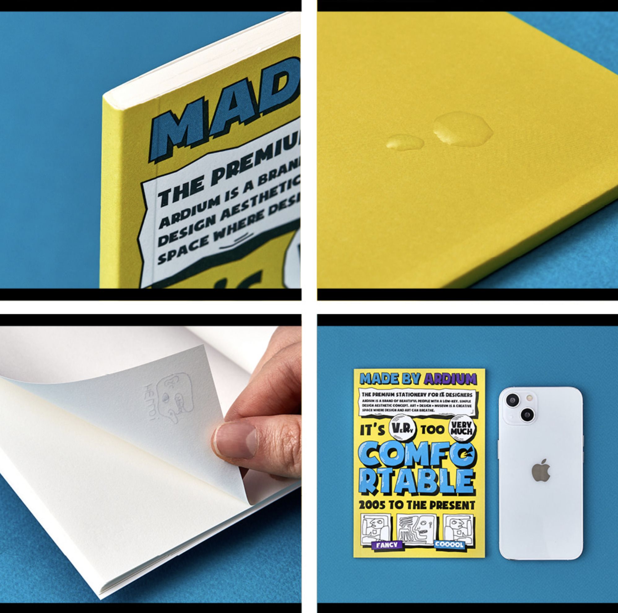 MochiThings: Comic Book Themed Plain Notebook