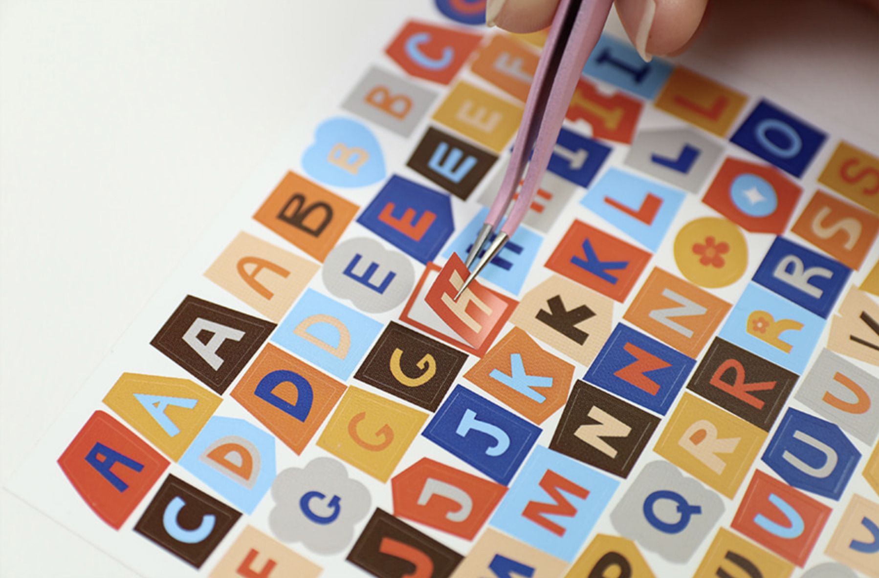 MochiThings: Color Recipe Alphabet Removable Sticker