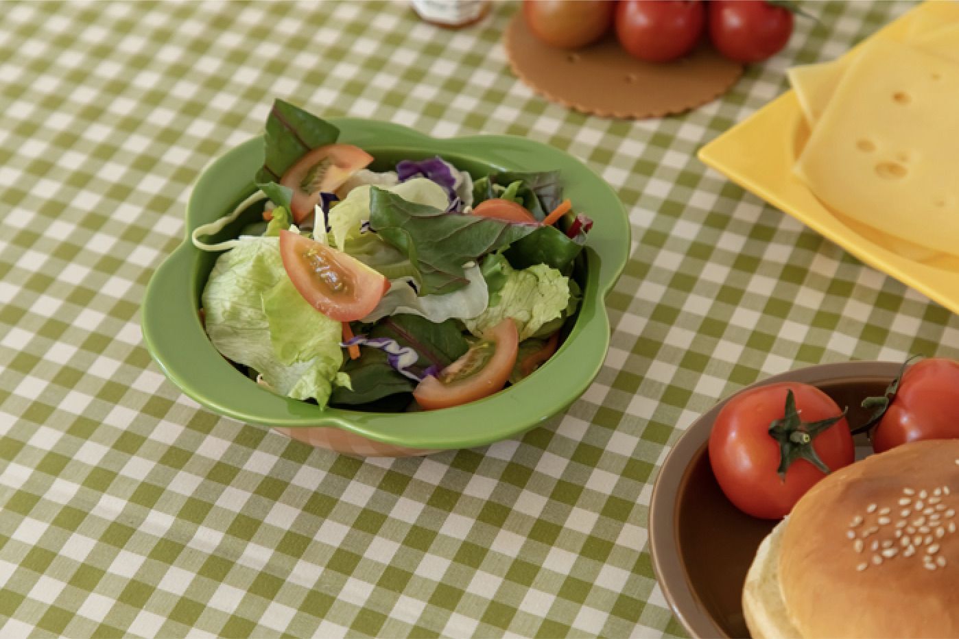 MochiThings: 4pcs Hamburger Plate Set