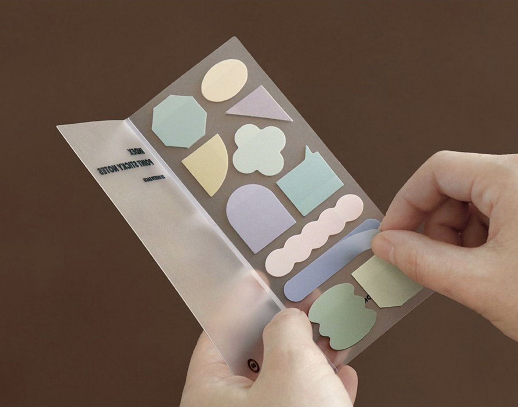 MochiThings: Shape Index Point Sticky Note Set