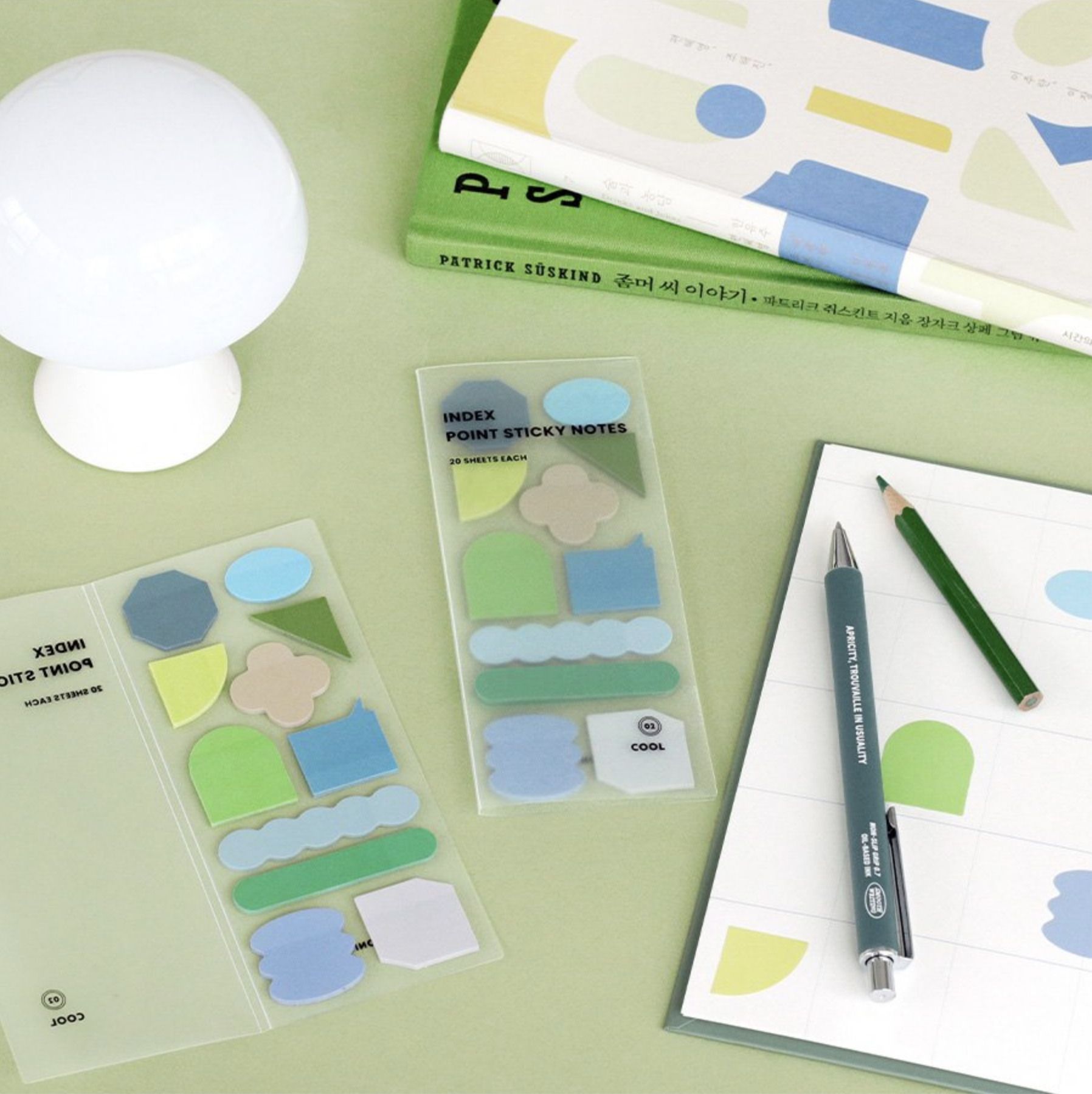 MochiThings: Shape Index Point Sticky Note Set