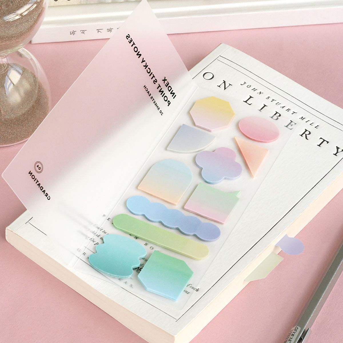 MochiThings: Shape Index Point Sticky Note Set