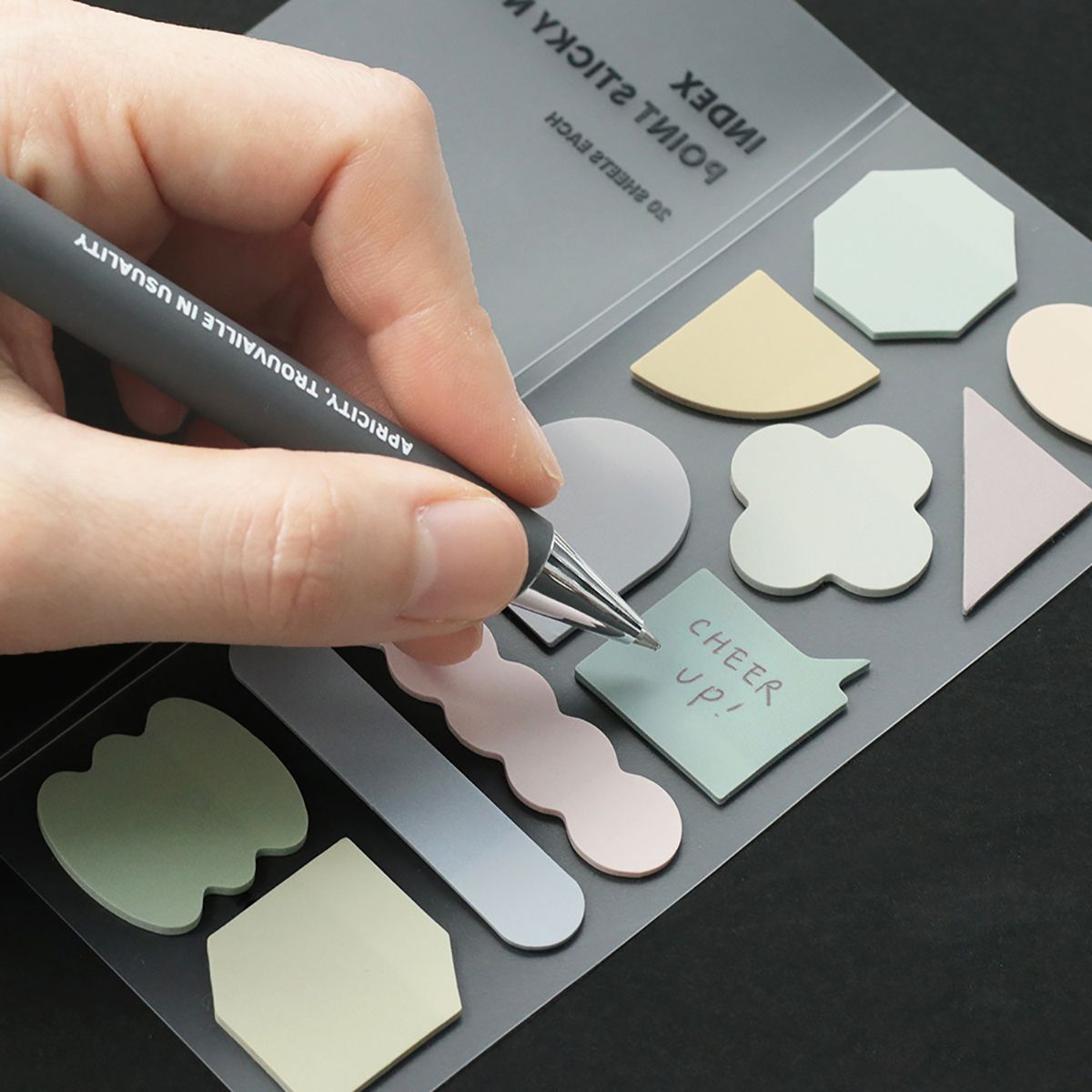 MochiThings: Shape Index Point Sticky Note Set