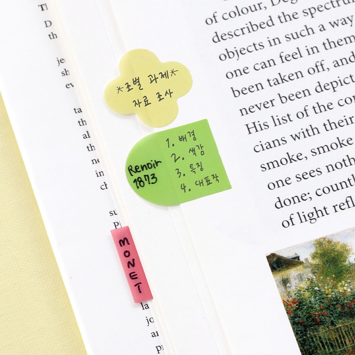 MochiThings: Shape Index Point Sticky Note Set