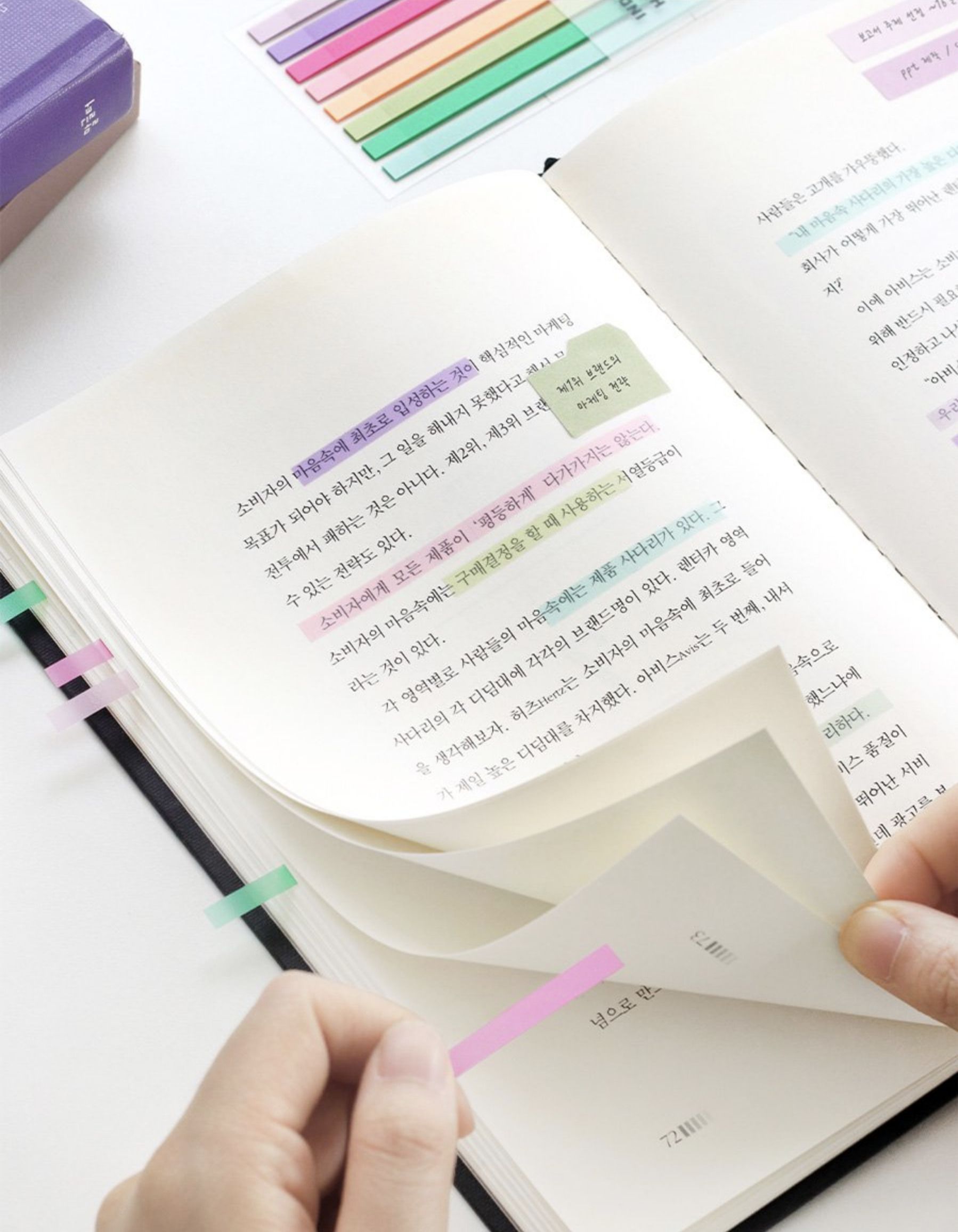 MochiThings: Pop Long Index Highlighter Sticky Note