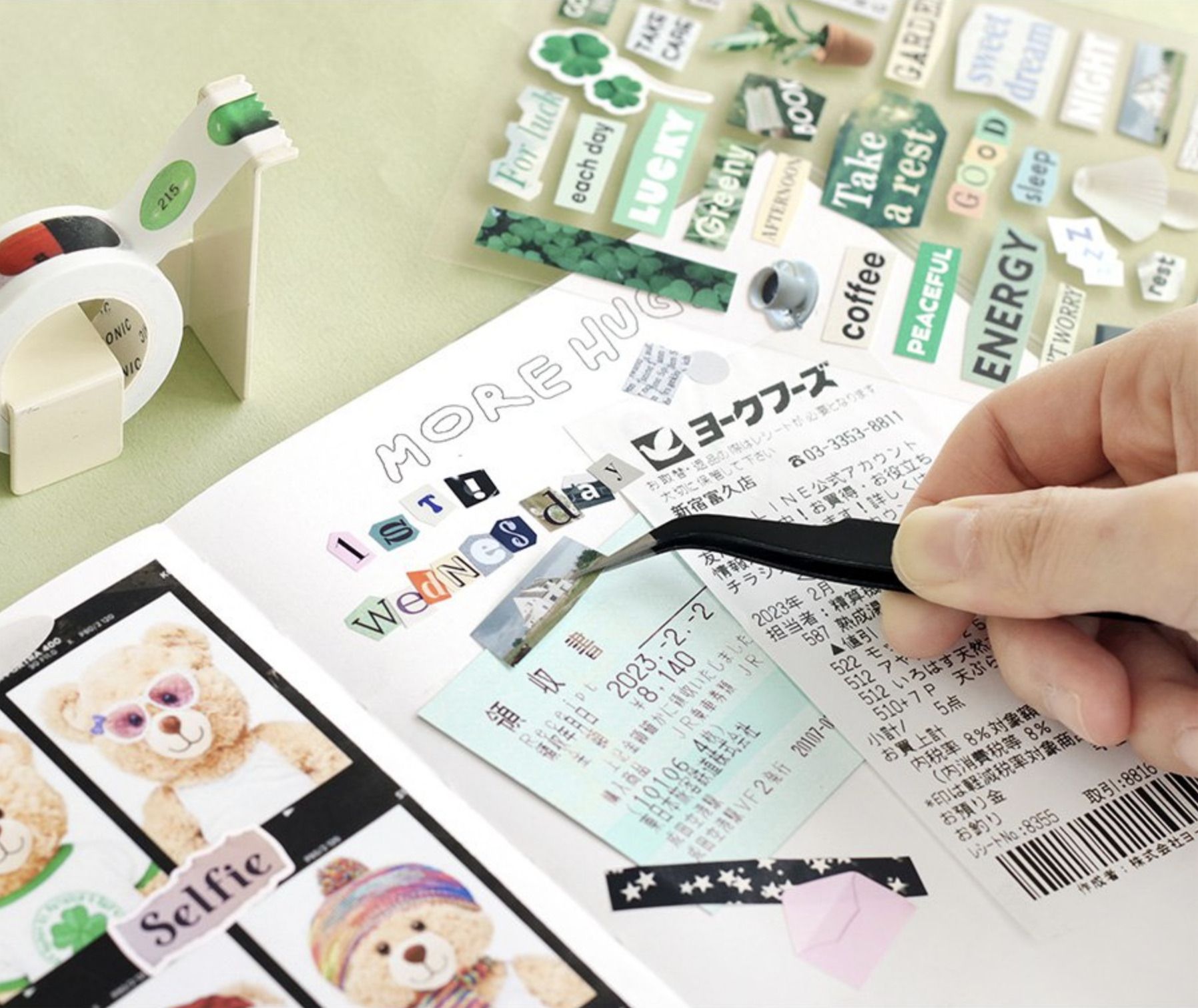 MochiThings: 6pcs Magazine Collage Sticker Set