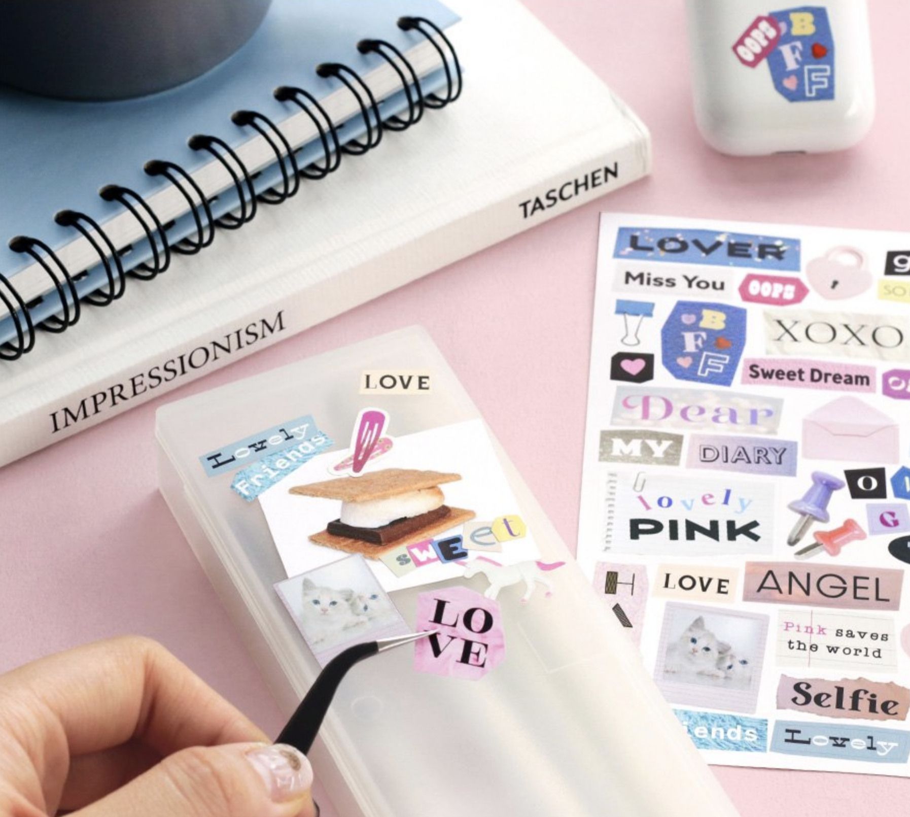 MochiThings: 6pcs Magazine Collage Sticker Set