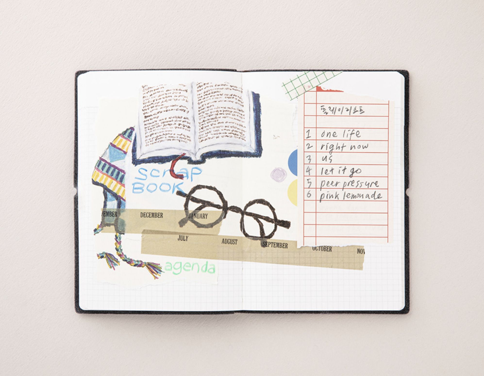 MochiThings: Small Agenda Grid Notebook v4