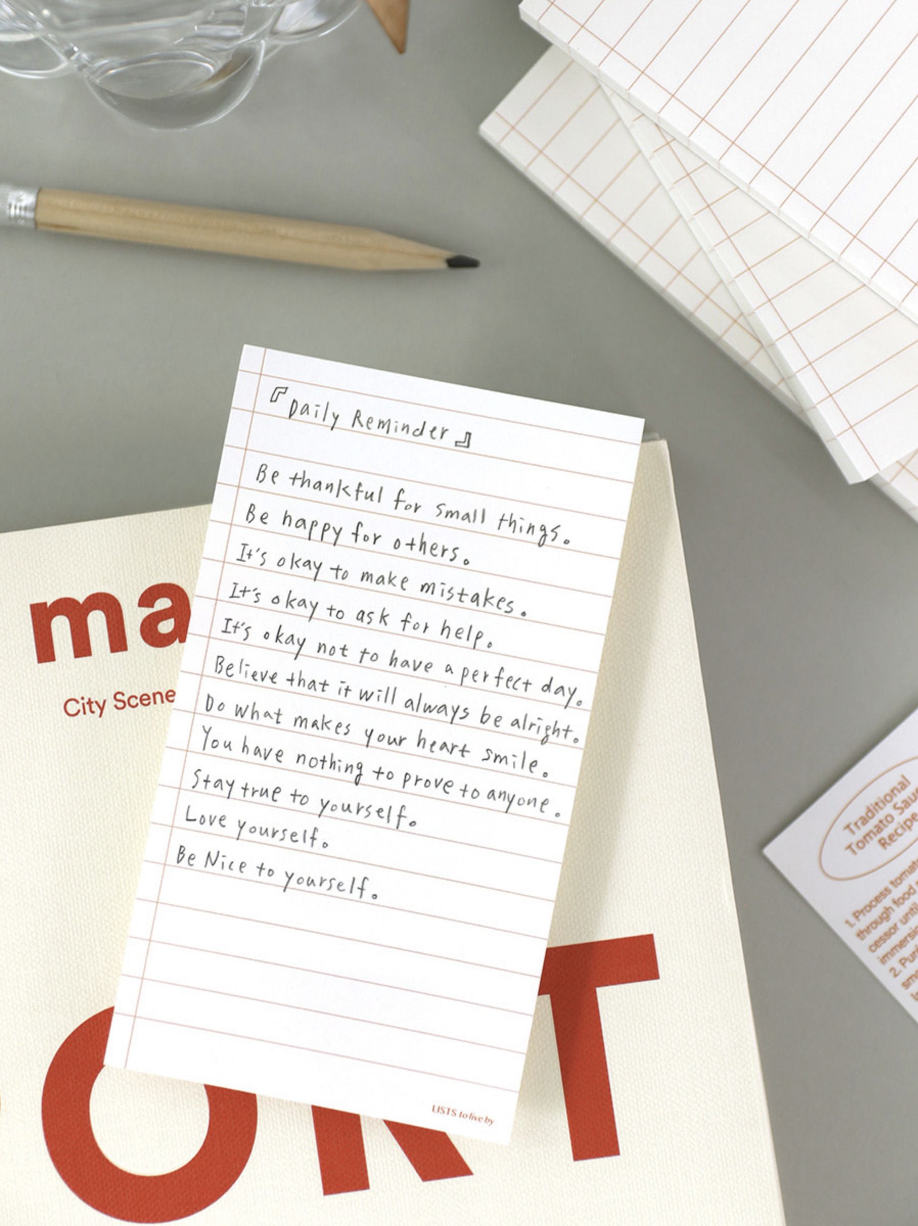 MochiThings: Live By Plan Memo Pad