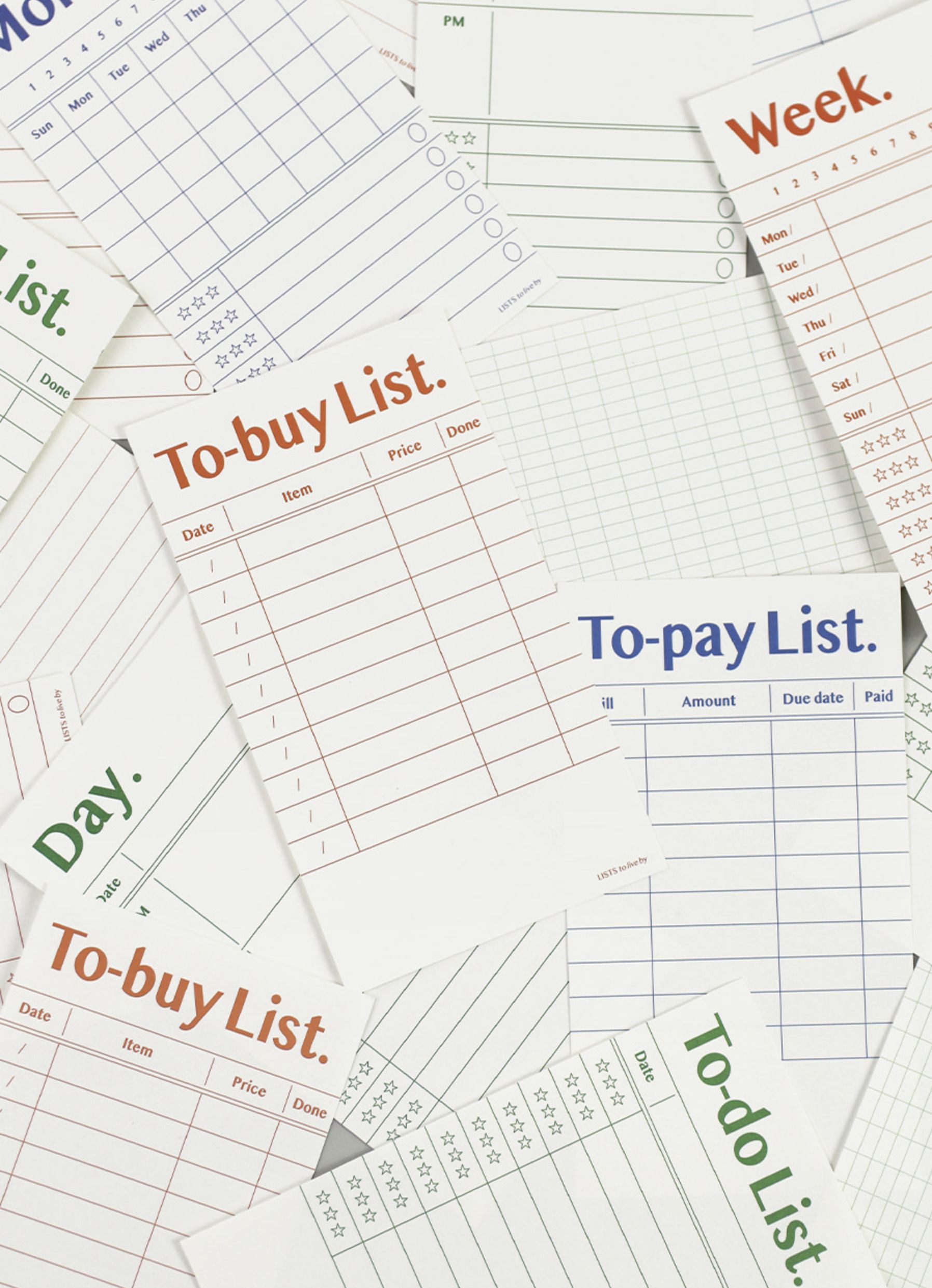 MochiThings: Live By Plan Memo Pad