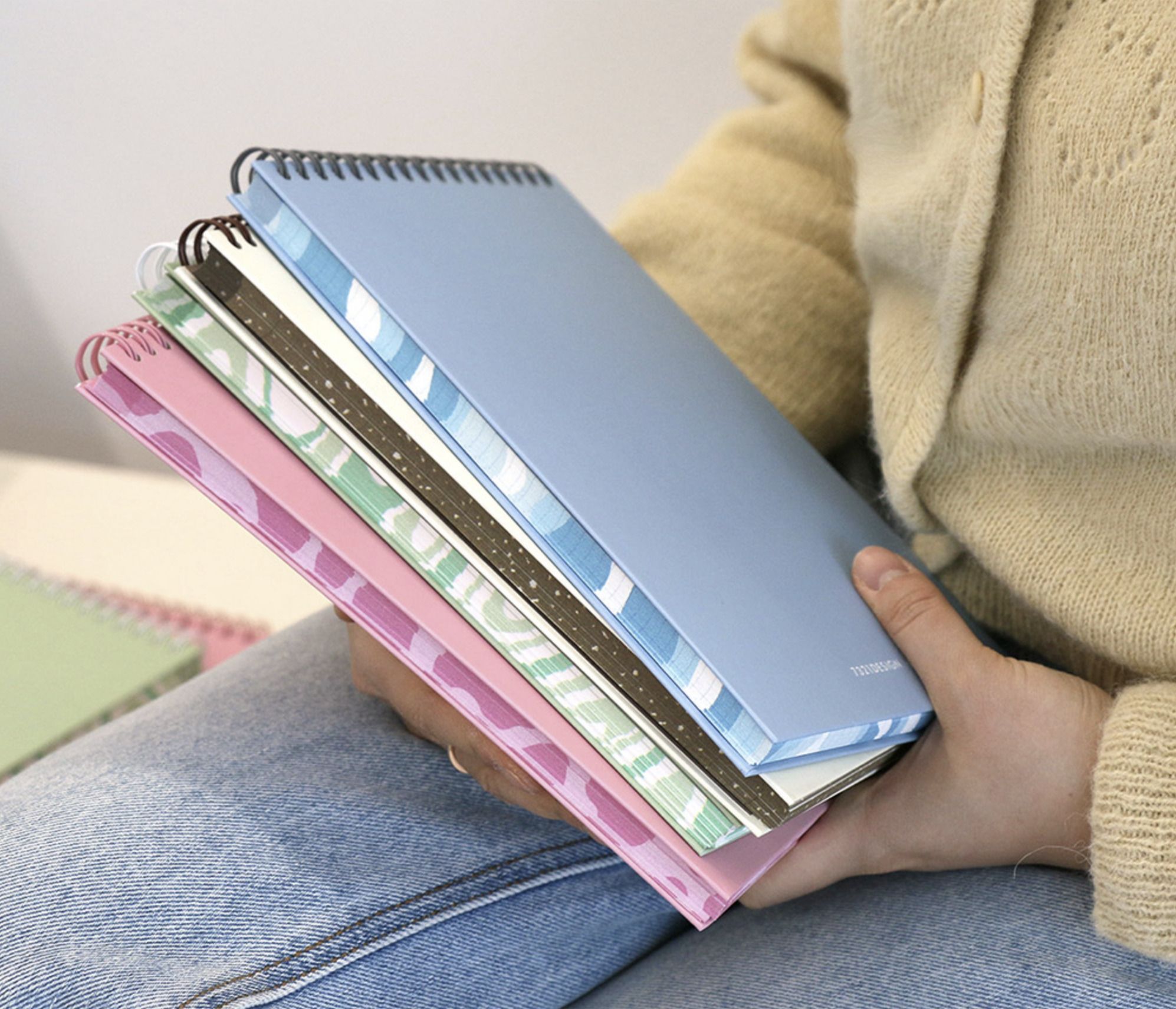 MochiThings: Vivid Pattern Spiral Notebook